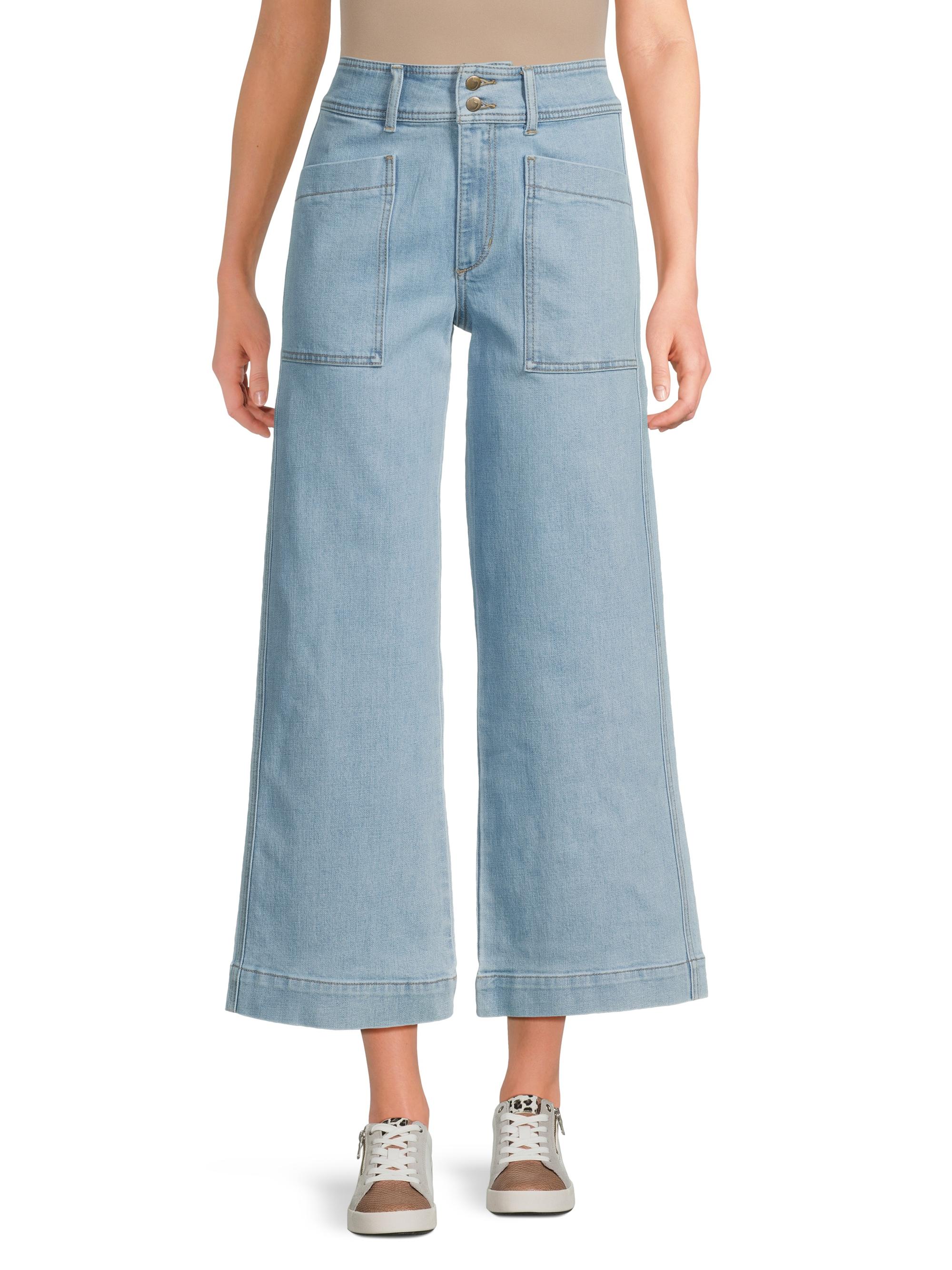 Click here for Joes Jeans Womens Wide-Leg Patch Pocket Cargo Jean... prices