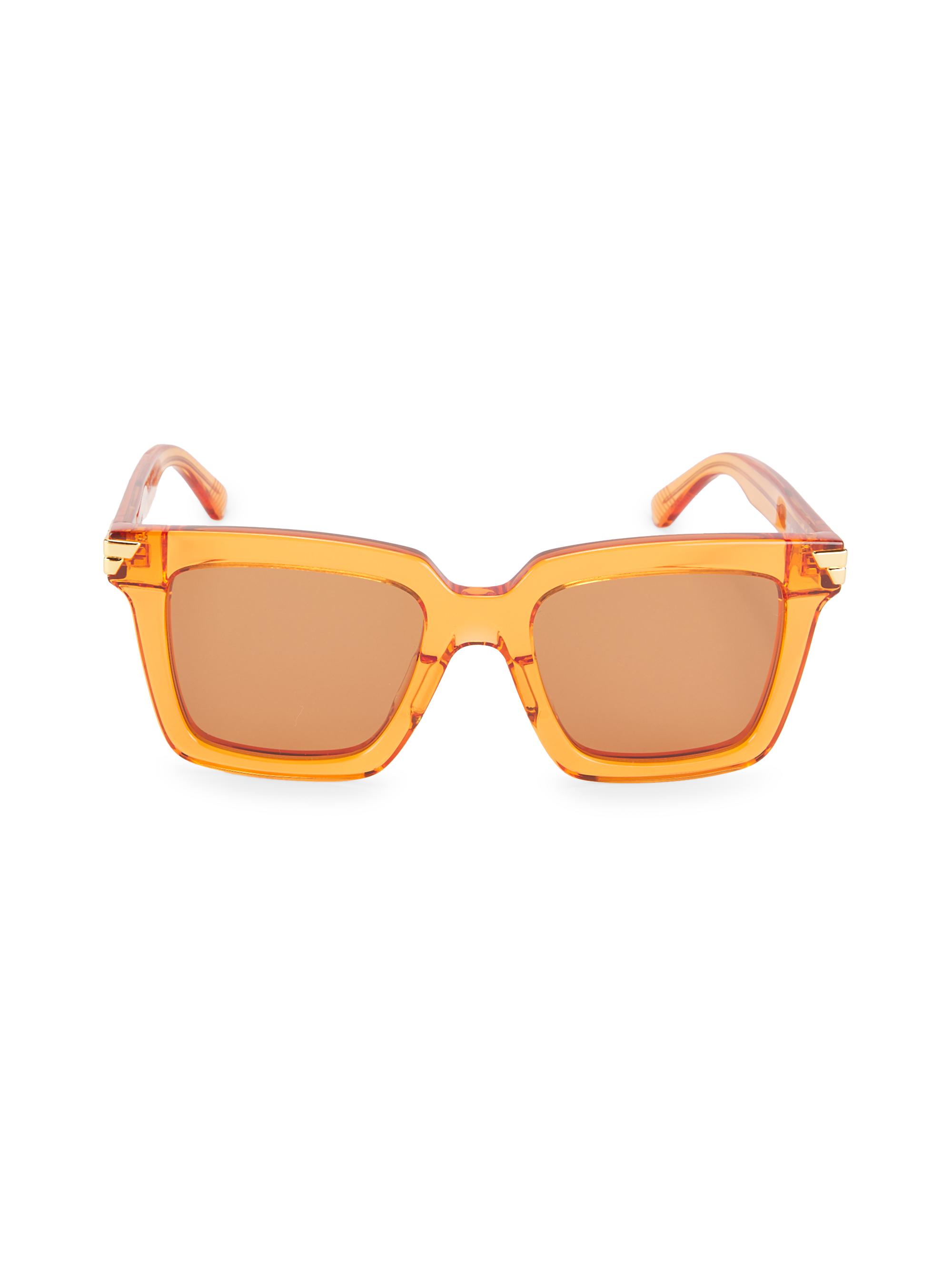 Click here for Bottega Veneta Womens 53MM Square Sunglasses - Ora... prices