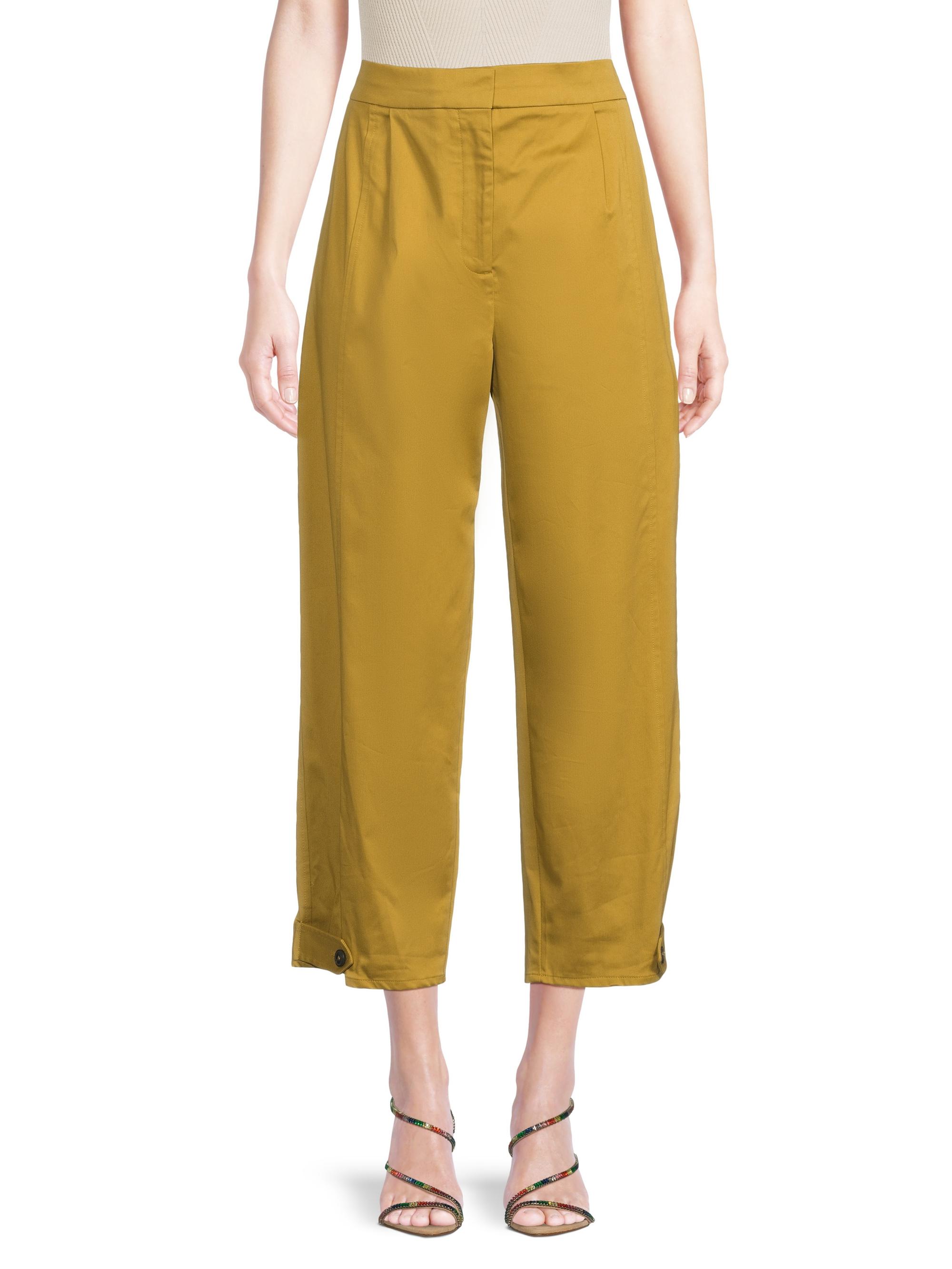 Click here for ba & sh Womens Bryan Cropped Straight-Leg Pants -... prices