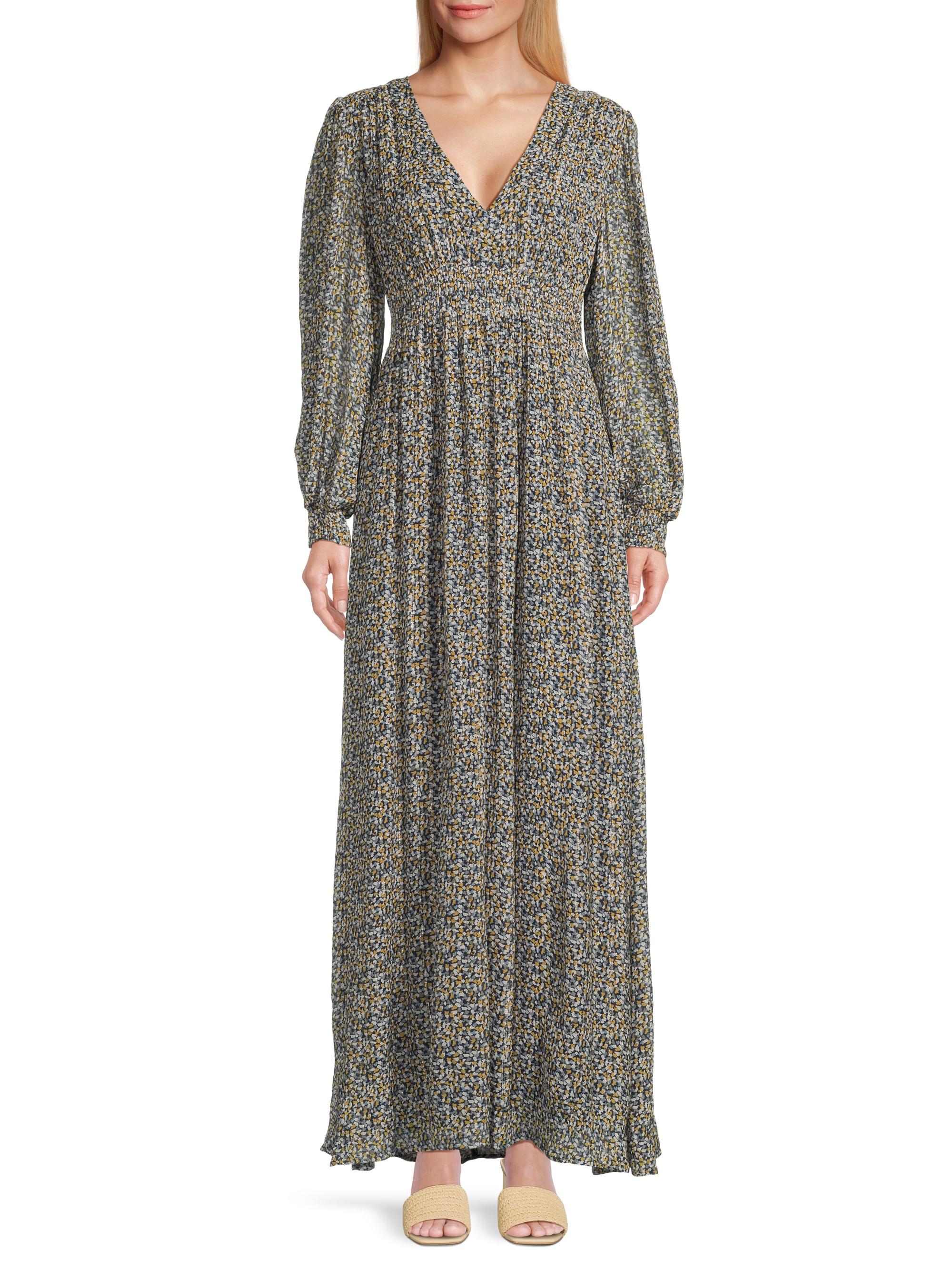 Click here for ba & sh Womens Keira Floral A-Line Maxi Dress - Si... prices