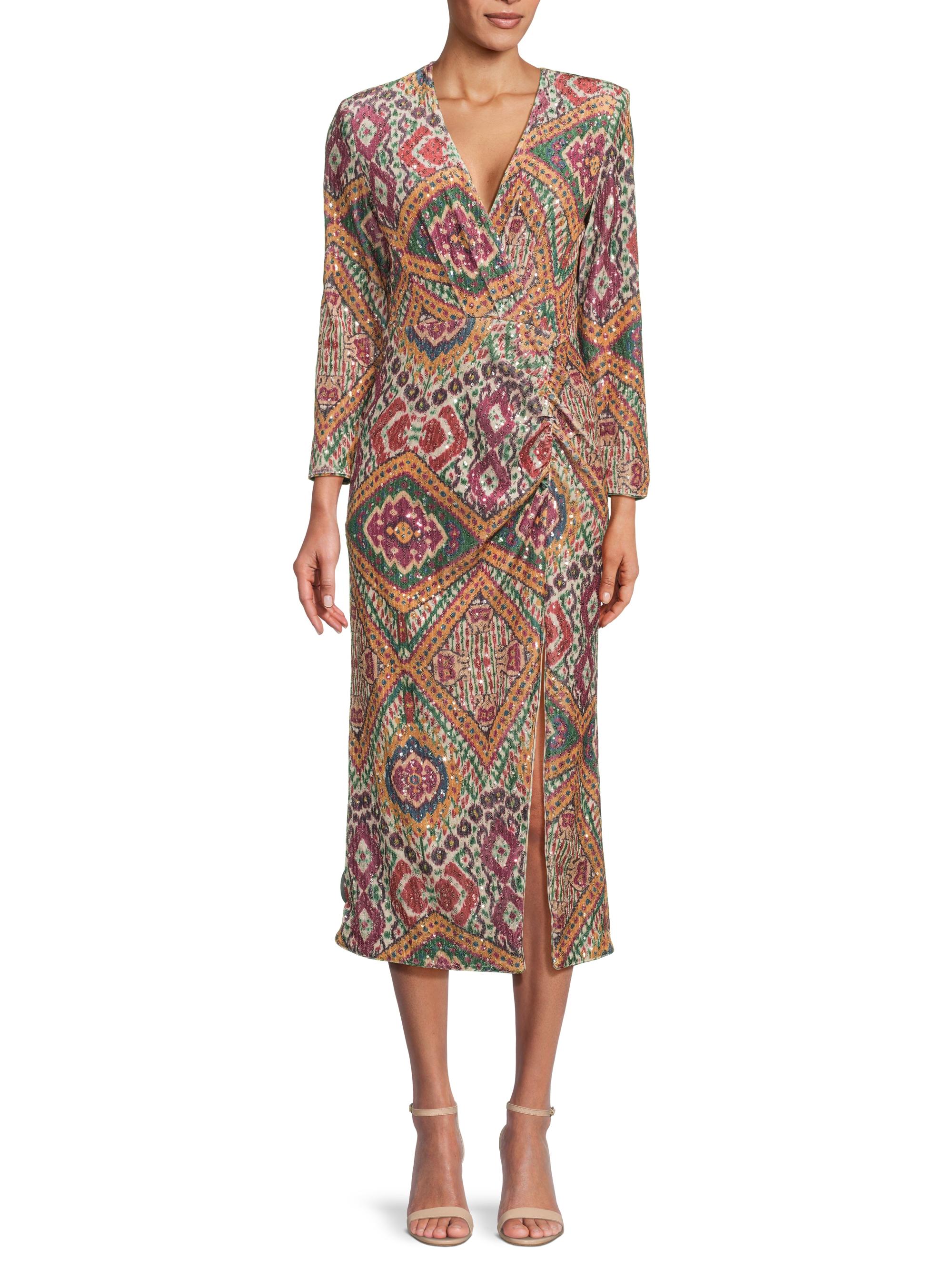 Click here for ba & sh Womens Tatiana Printed Jersey Midi-Dress -... prices
