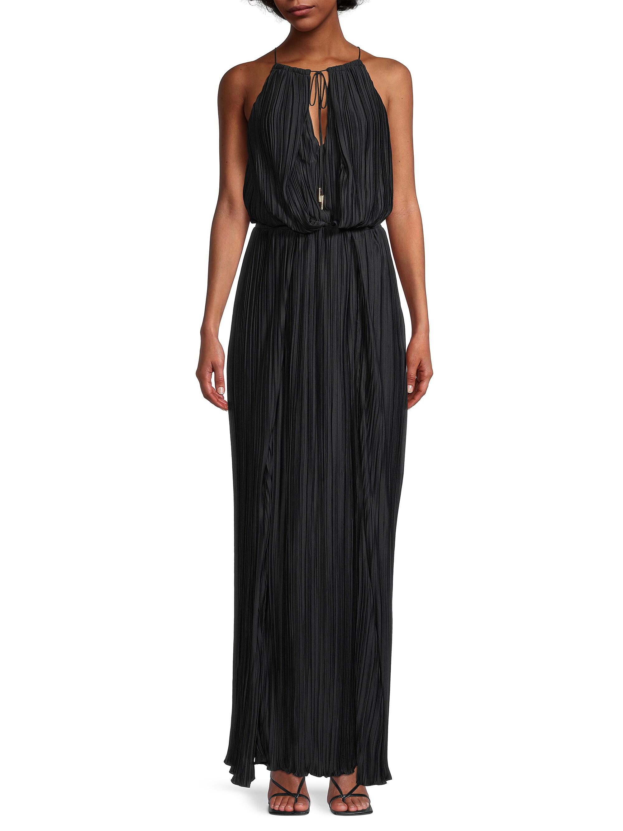 Click here for Significant Other Womens Adeline Pleated Maxi Dres... prices