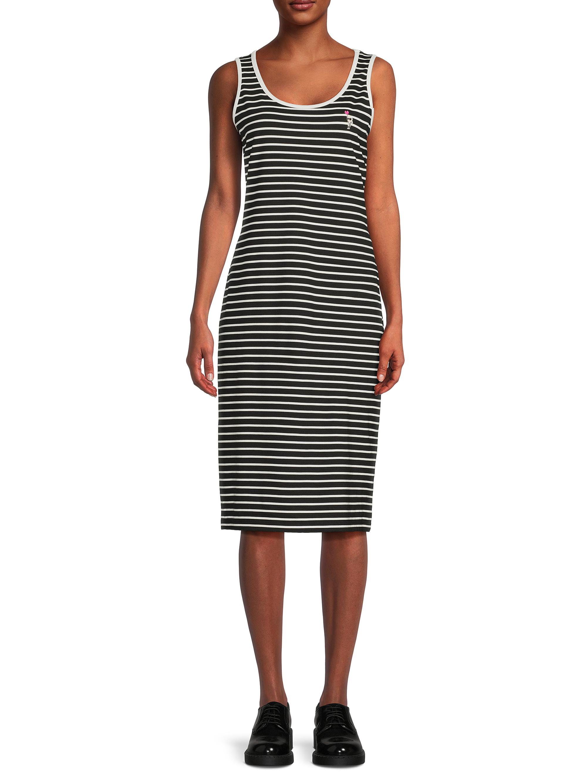 Click here for Karl Lagerfeld Paris Womens Striped Knit Midi-Dres... prices