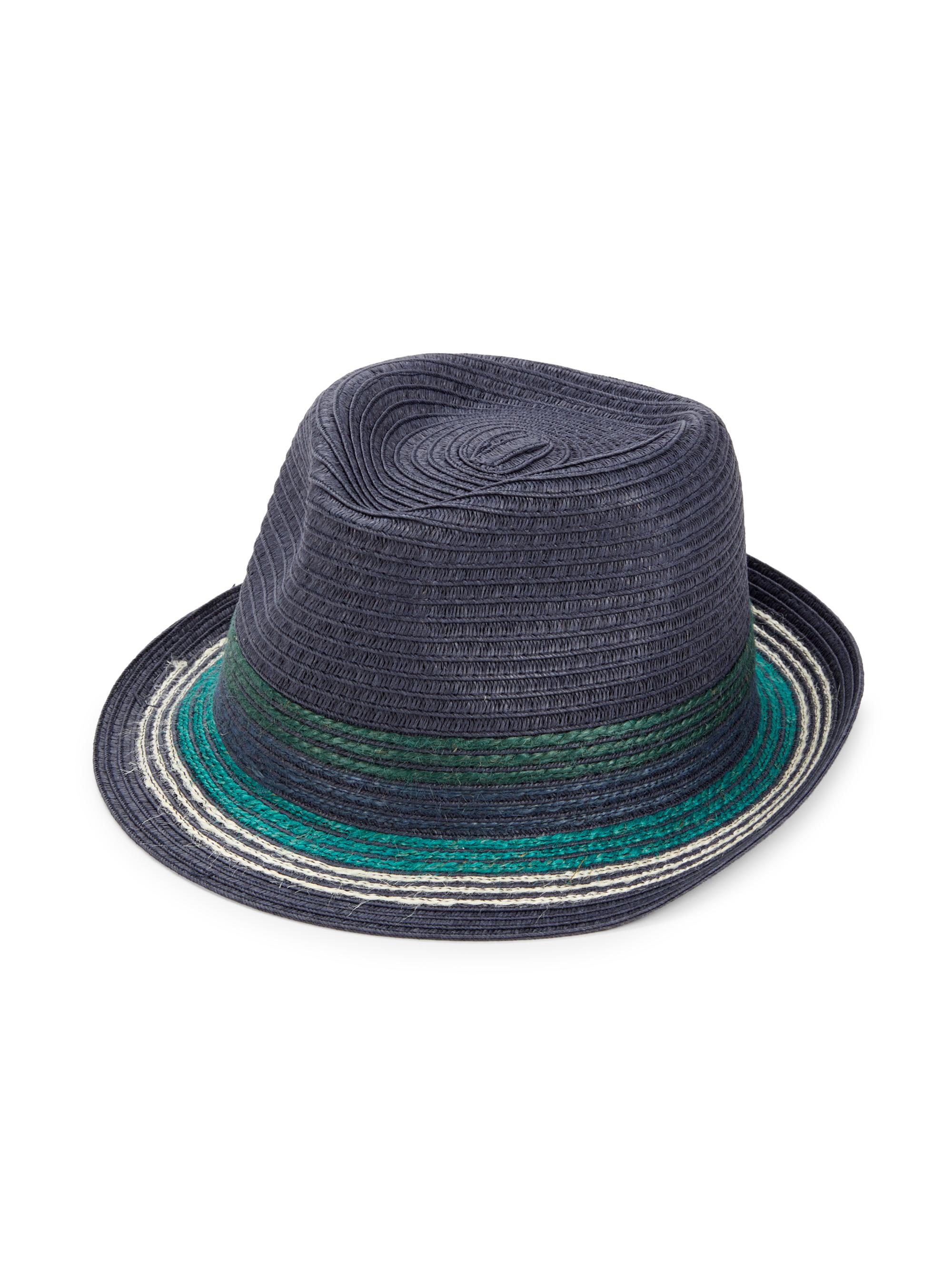 Click here for Paul Smith Mens Woven Paper Fedora Hat - Blue - Si... prices