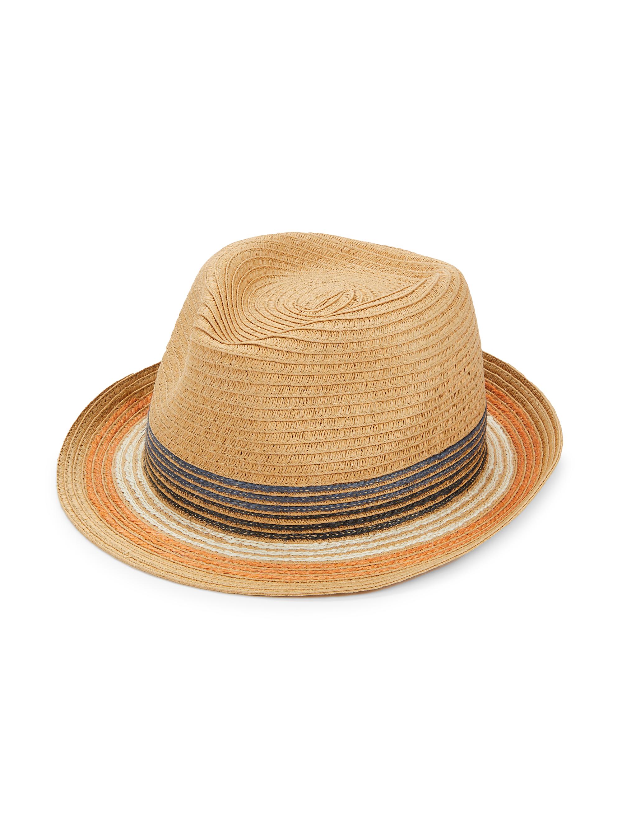 Click here for Paul Smith Mens Woven Paper Fedora Hat - Brown - S... prices