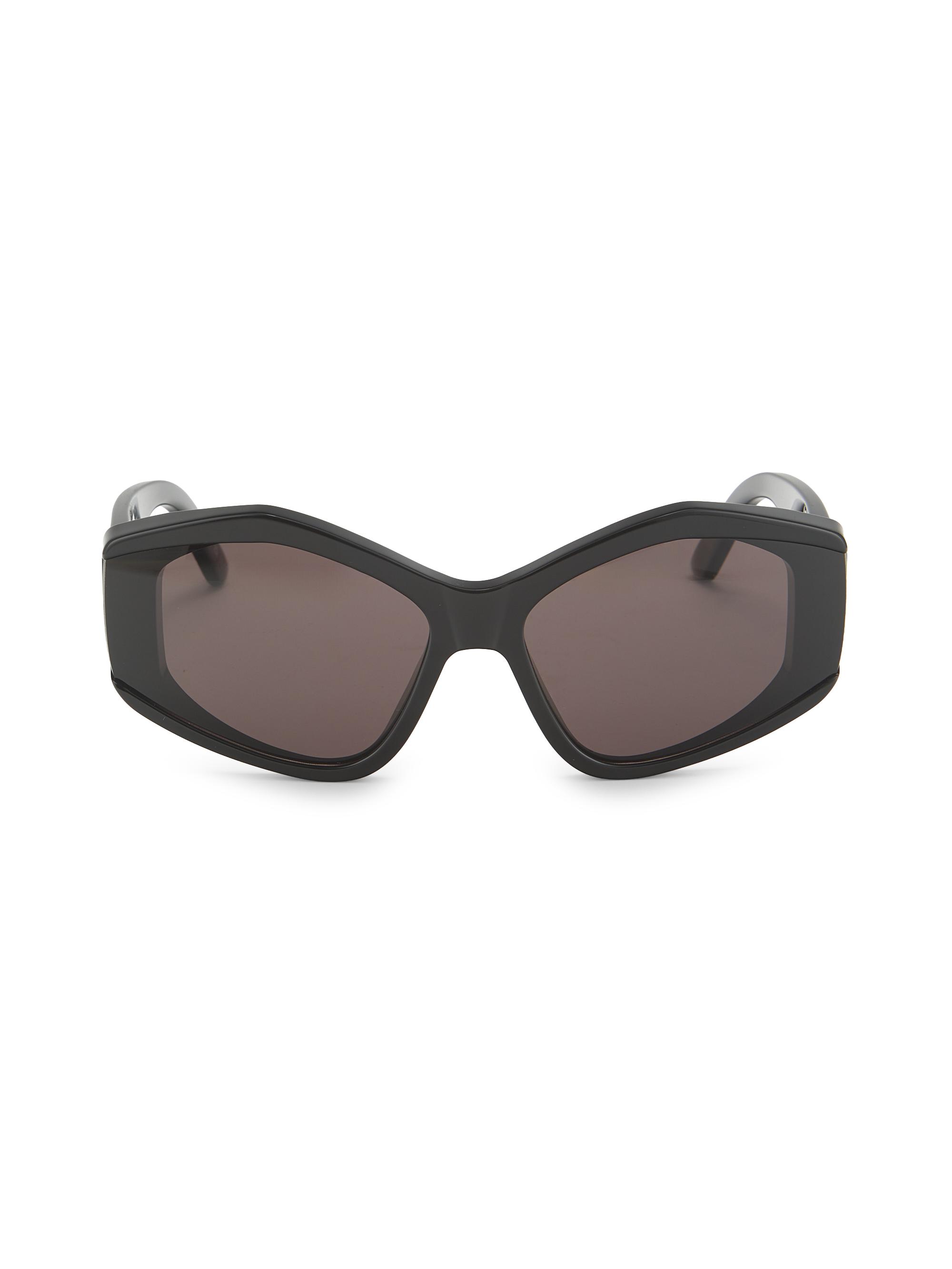 Click here for Balenciaga Womens 66MM Geometric Sunglasses - Blac... prices