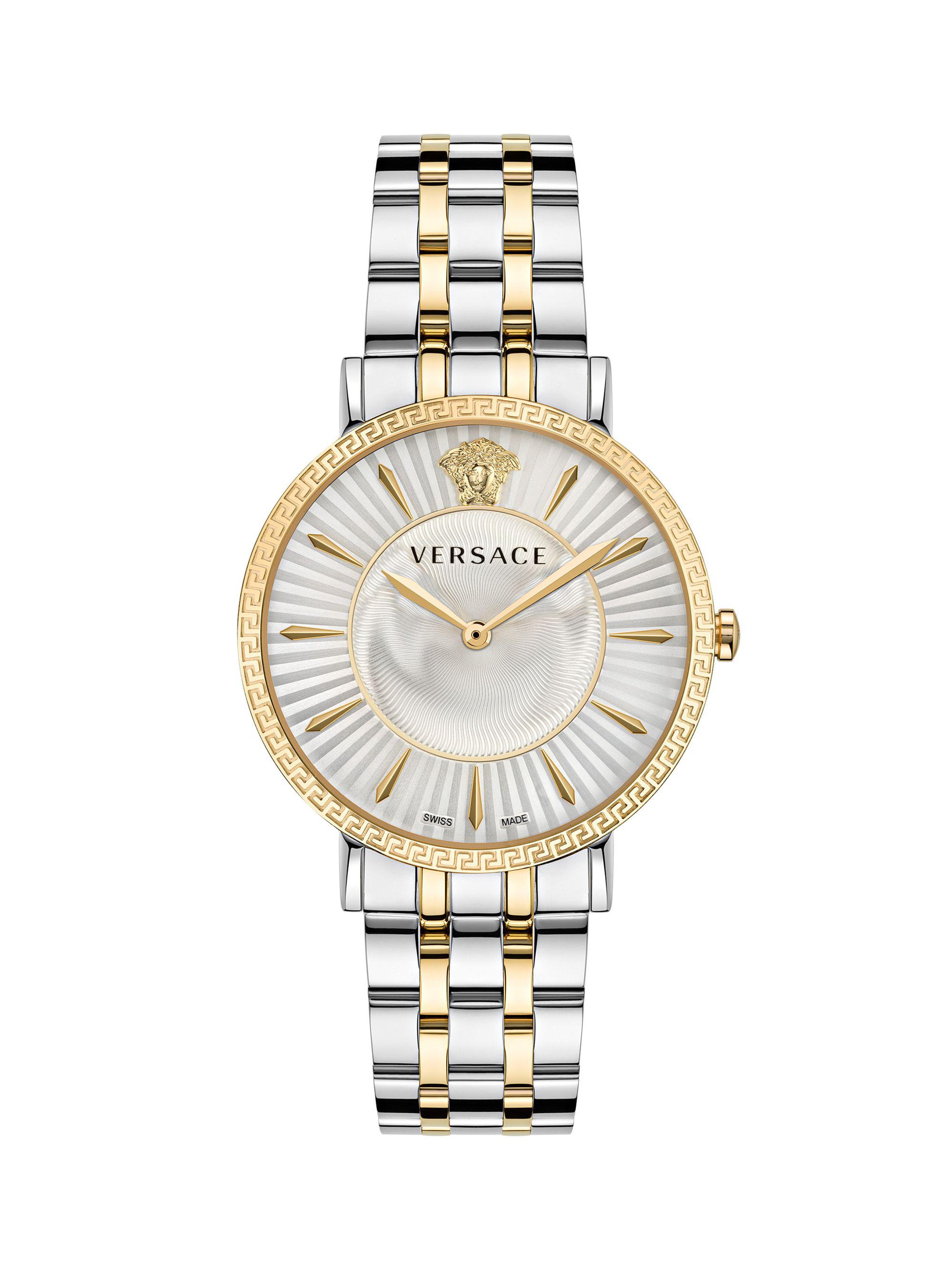 Click here for Versace Womens Two Tone Stainless Steel Bracelet W... prices
