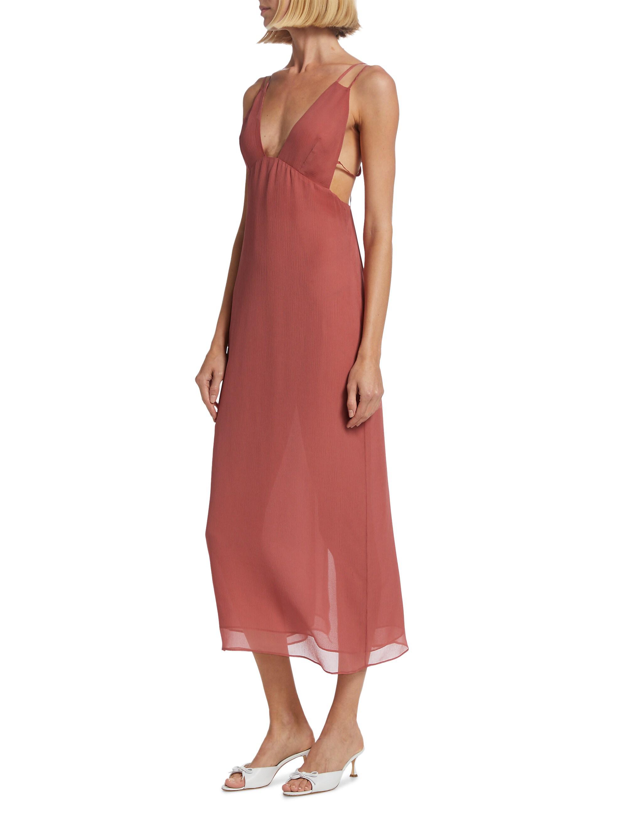 Click here for Black Iris Womens Joan Strappy-Back Midi-Dress - L... prices