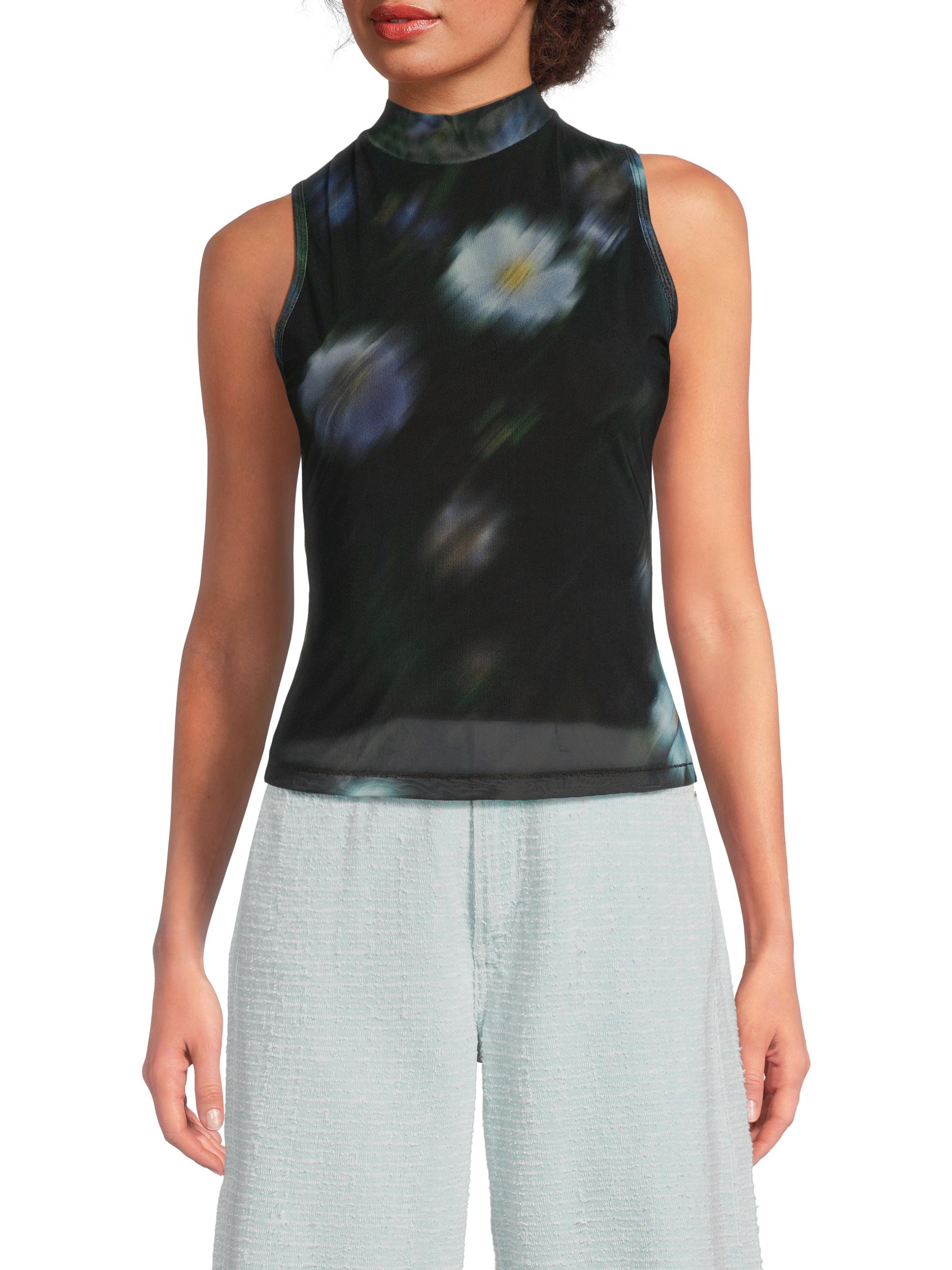 Click here for Rag & Bone Womens Aliyah Floral Mock Turtleneck To... prices