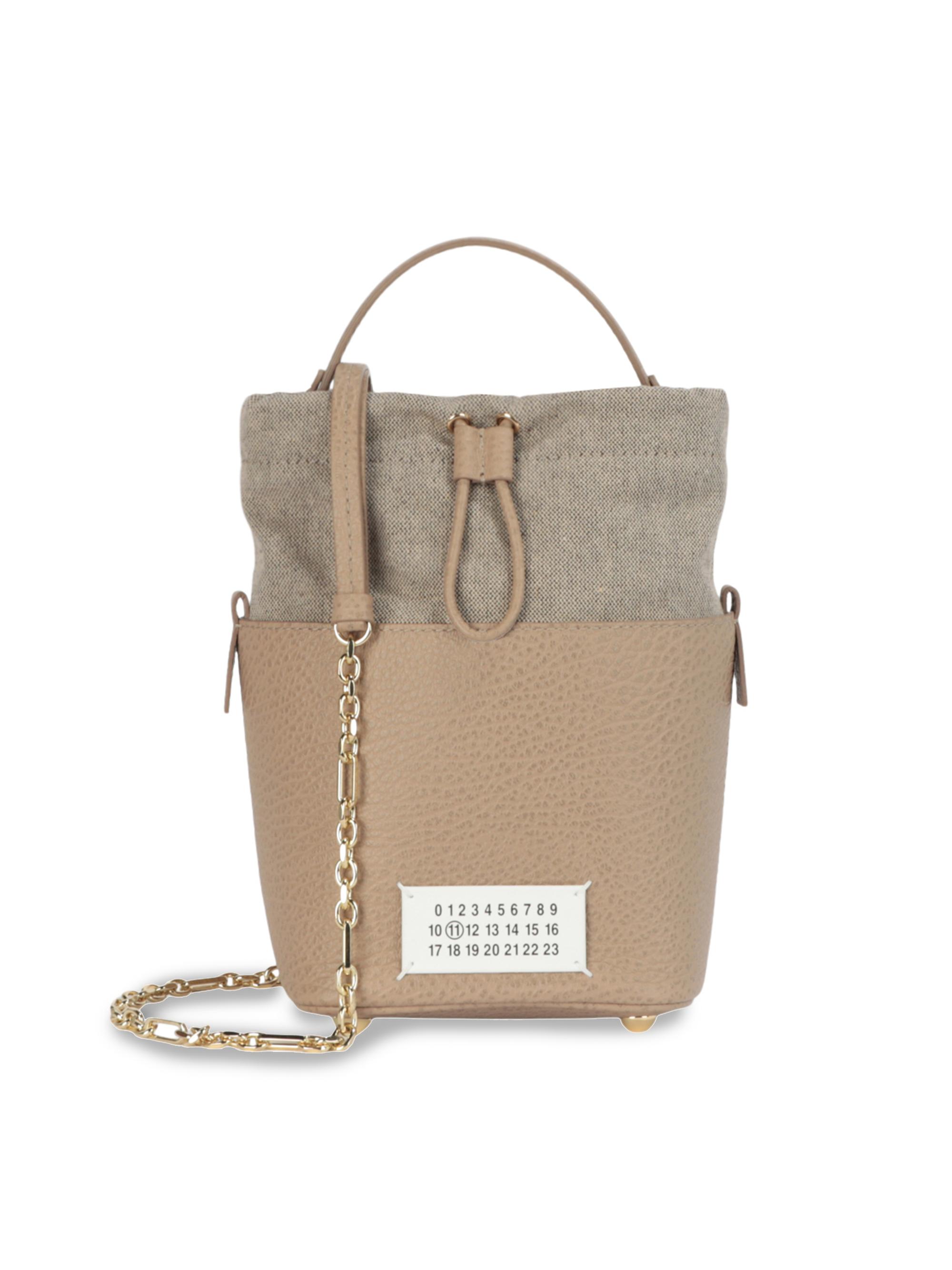Click here for Maison Margiela Womens 5AC Bucket Bag - Beige prices