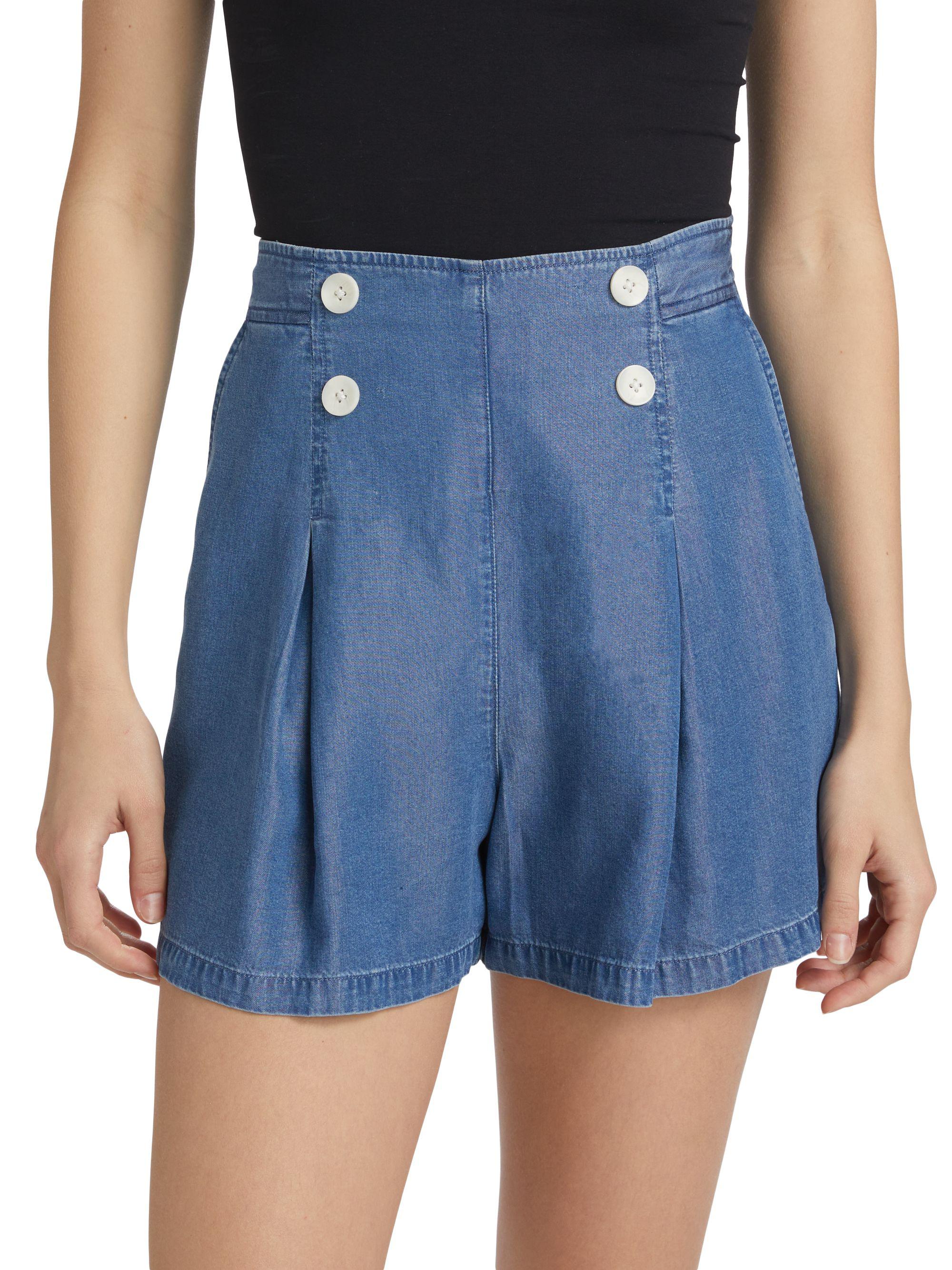 Click here for Derek Lam 10 Crosby Womens Milie Pleated Shorts -... prices