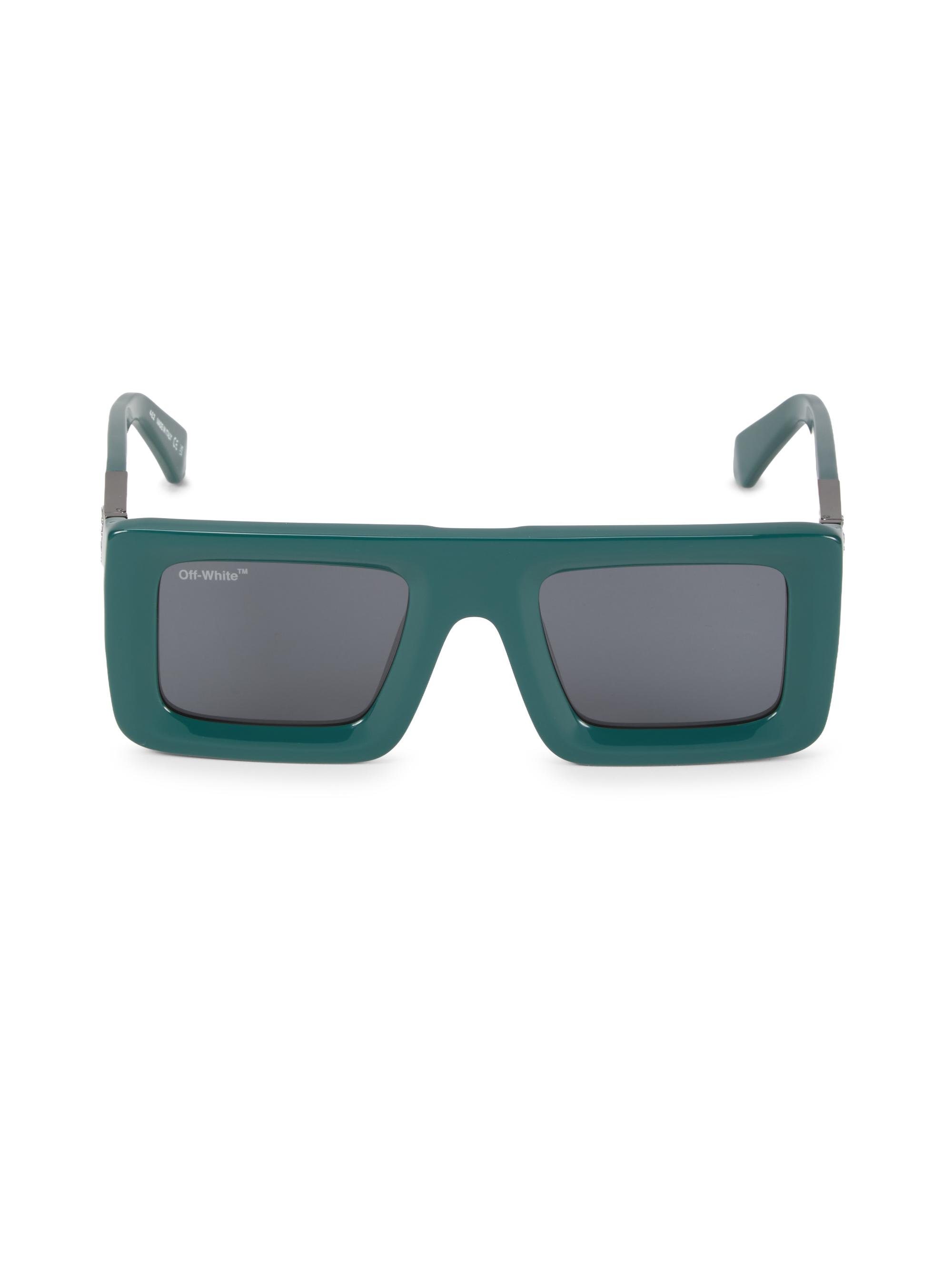 Click here for Off-White Womens 51MM Square Sunglasses - Green prices