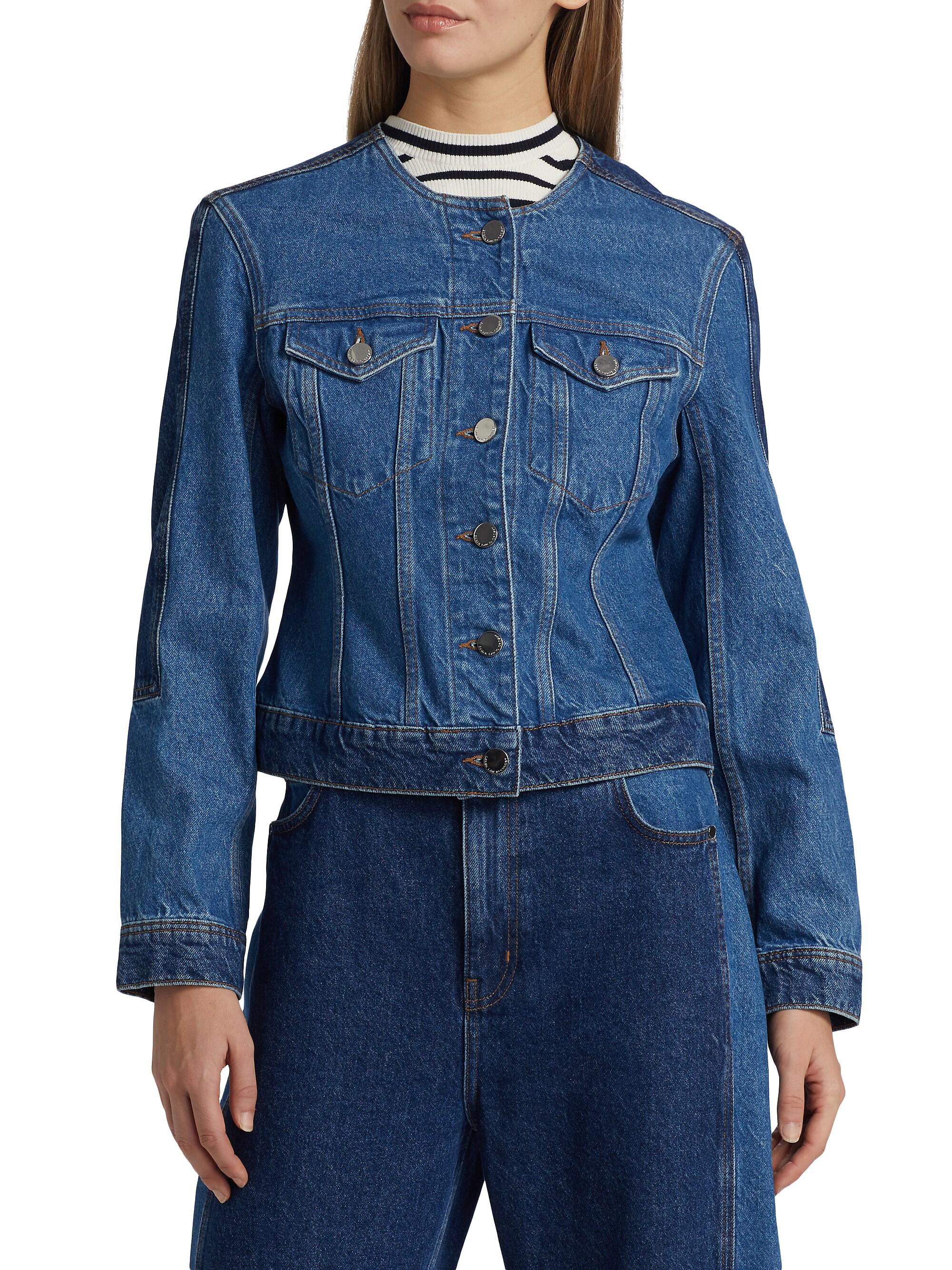 Click here for Derek Lam 10 Crosby Womens Hugo Denim Jacket - Blu... prices