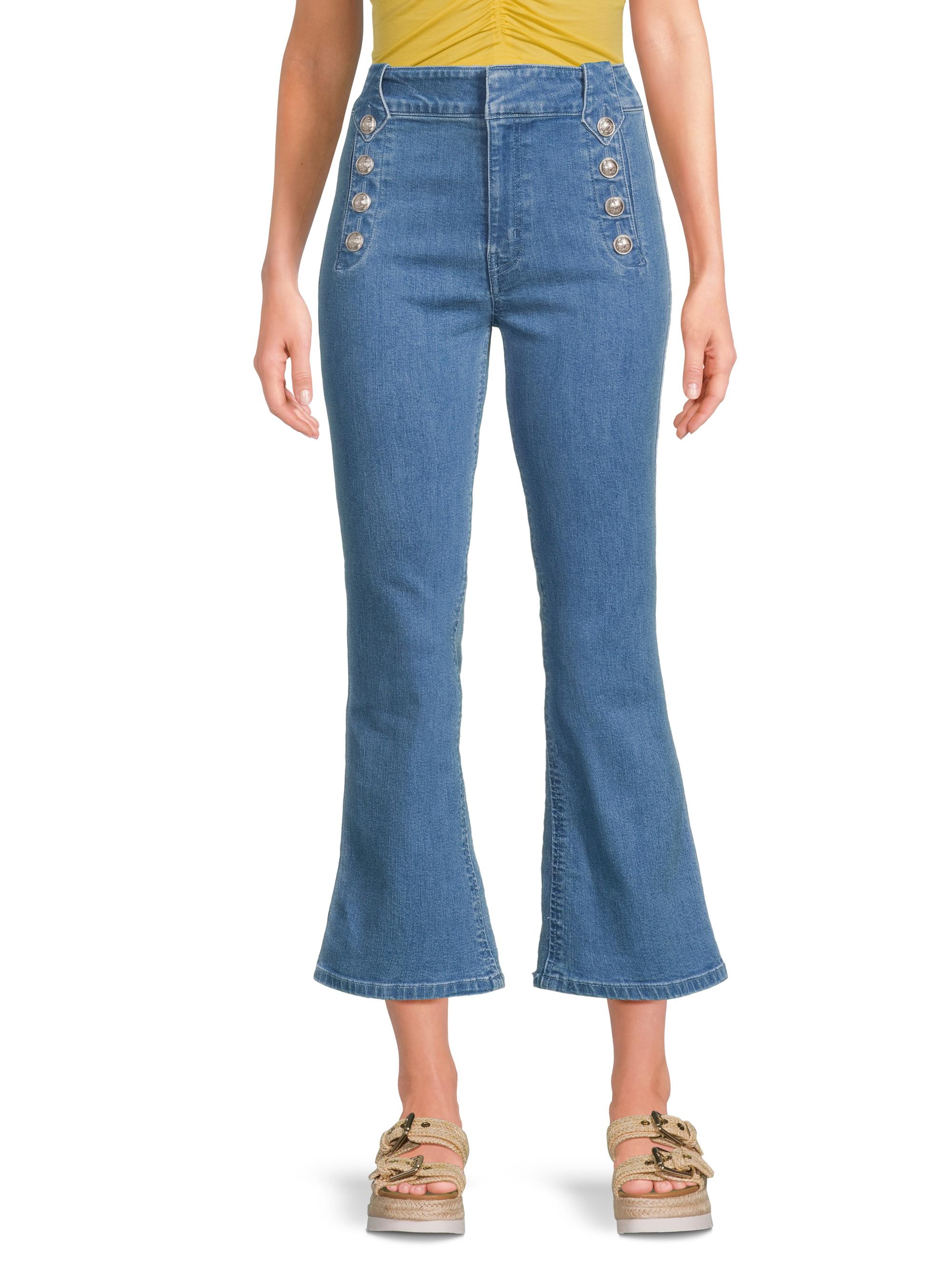 Click here for Derek Lam 10 Crosby Womens Decorative Button Flare... prices