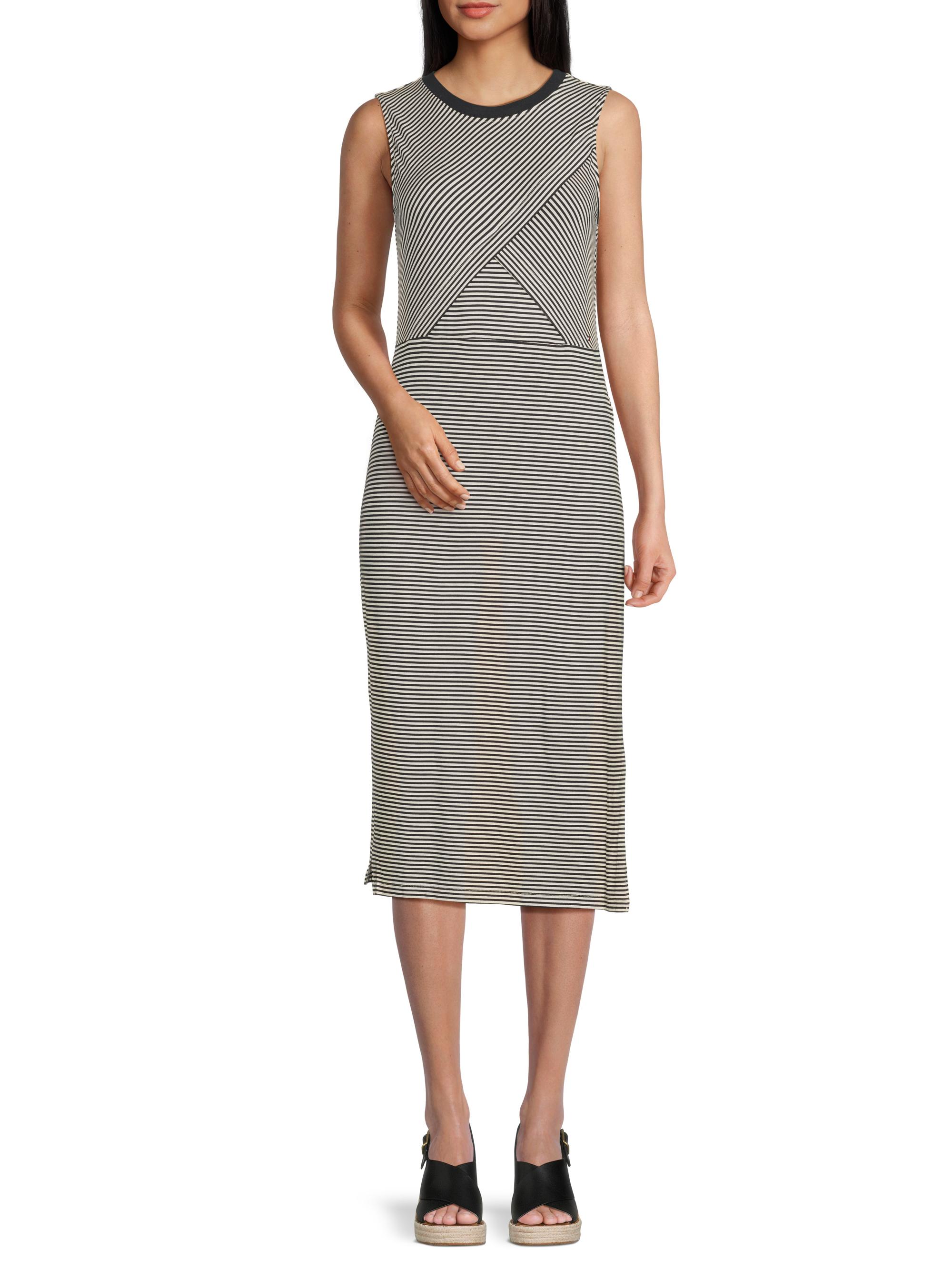 Click here for Tommy Hilfiger Womens Geometric Panel Striped Stre... prices