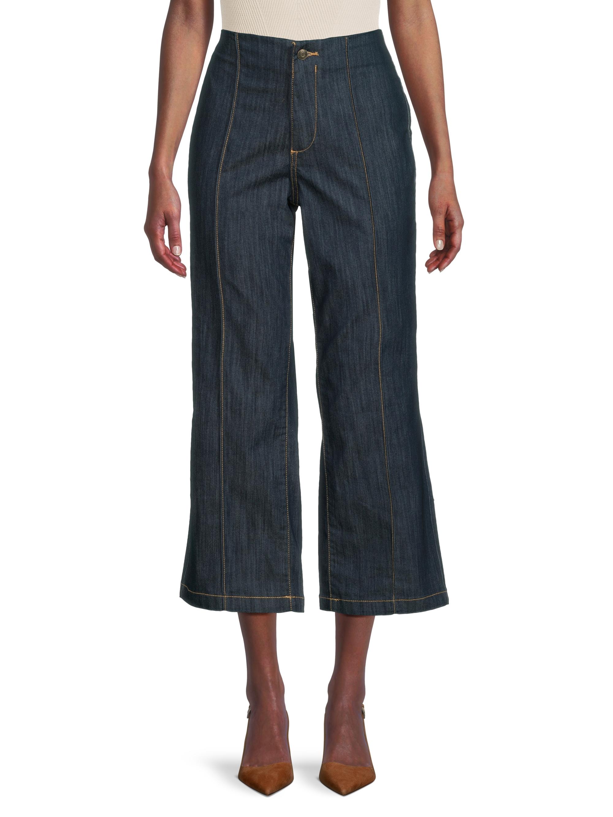 Click here for Tommy Hilfiger Womens Contrast Topstitch High-Rise... prices