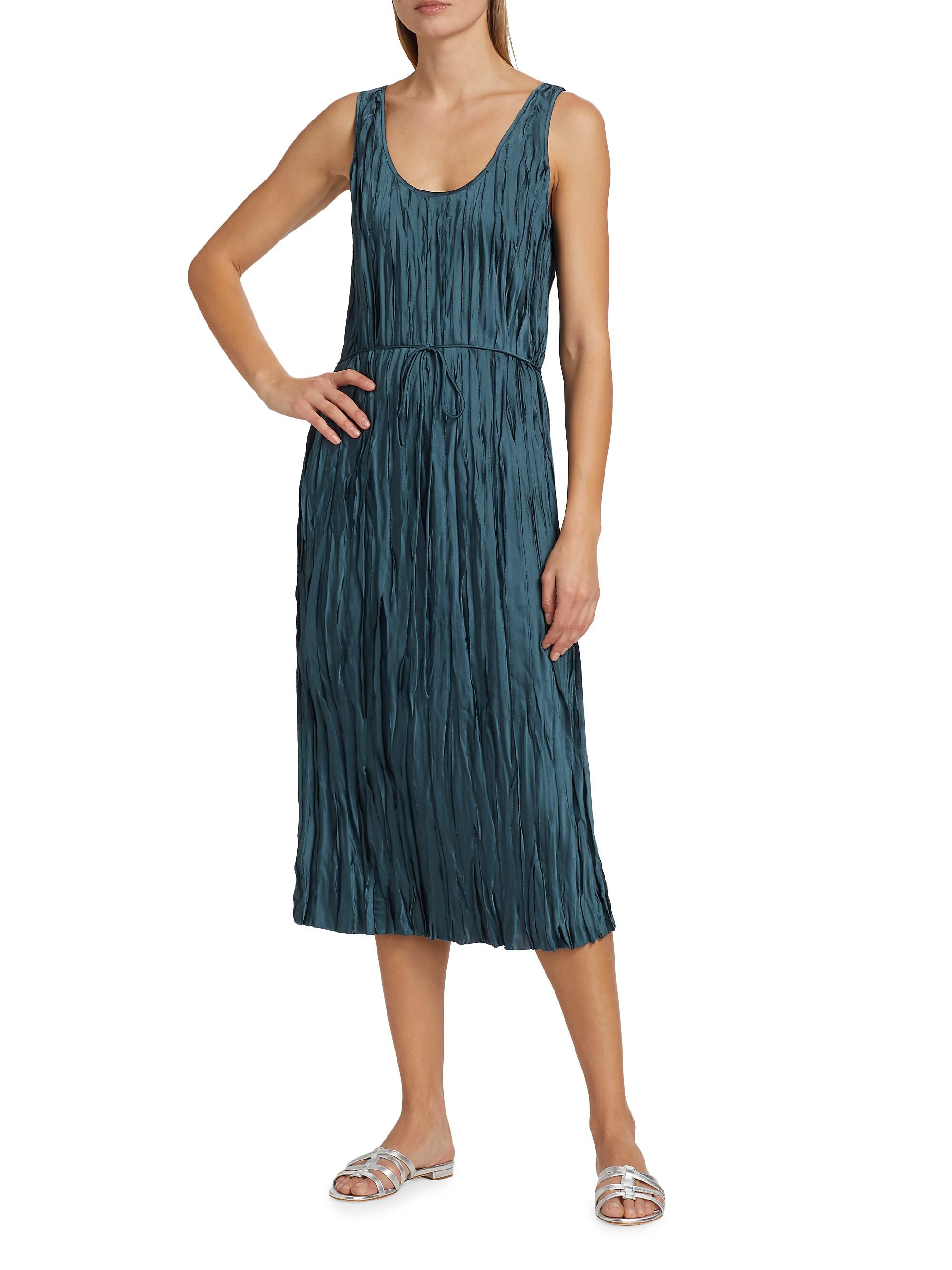 Click here for Vince Womens Crushed Bias Strip Tank Dress - Marin... prices
