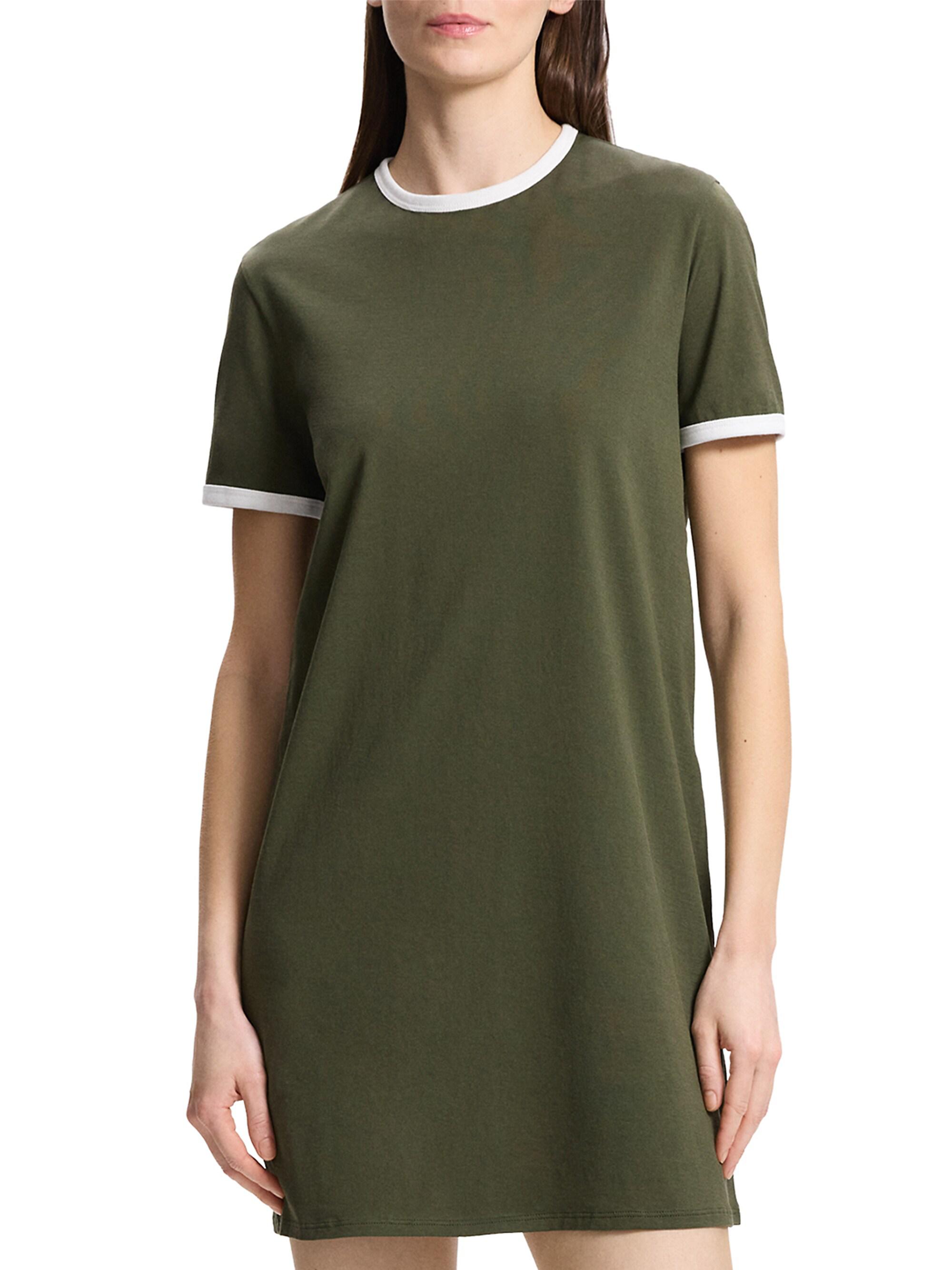 Click here for Theory Womens Ringer Cotton T-Shirt Dress - Dark O... prices