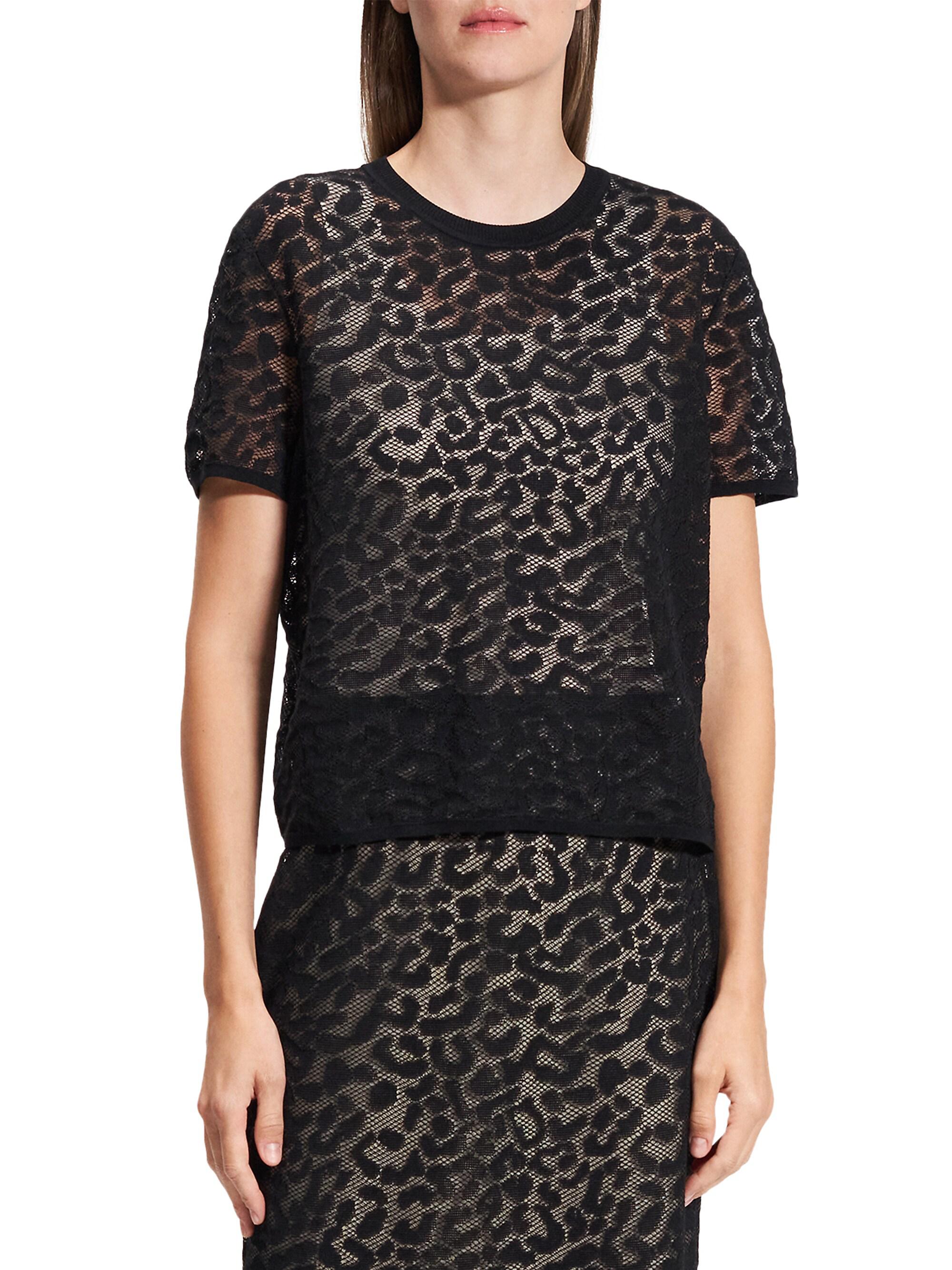 Click here for Theory Womens Bleecker Leopard Print Cotton-Blend... prices