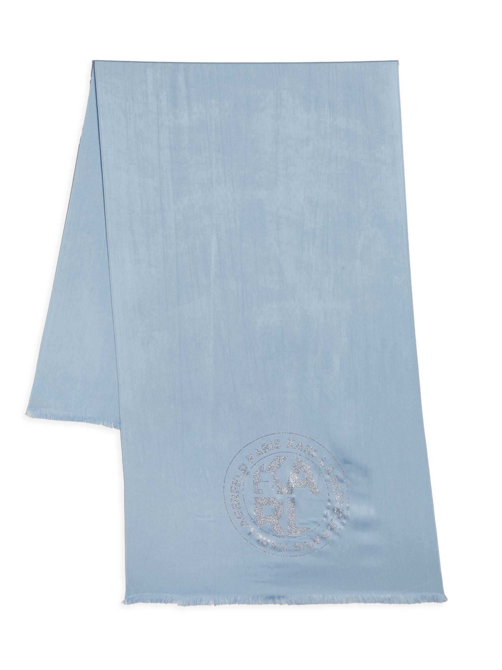 Click here for Karl Lagerfeld Paris Womens Krystal Karl Scarf - C... prices