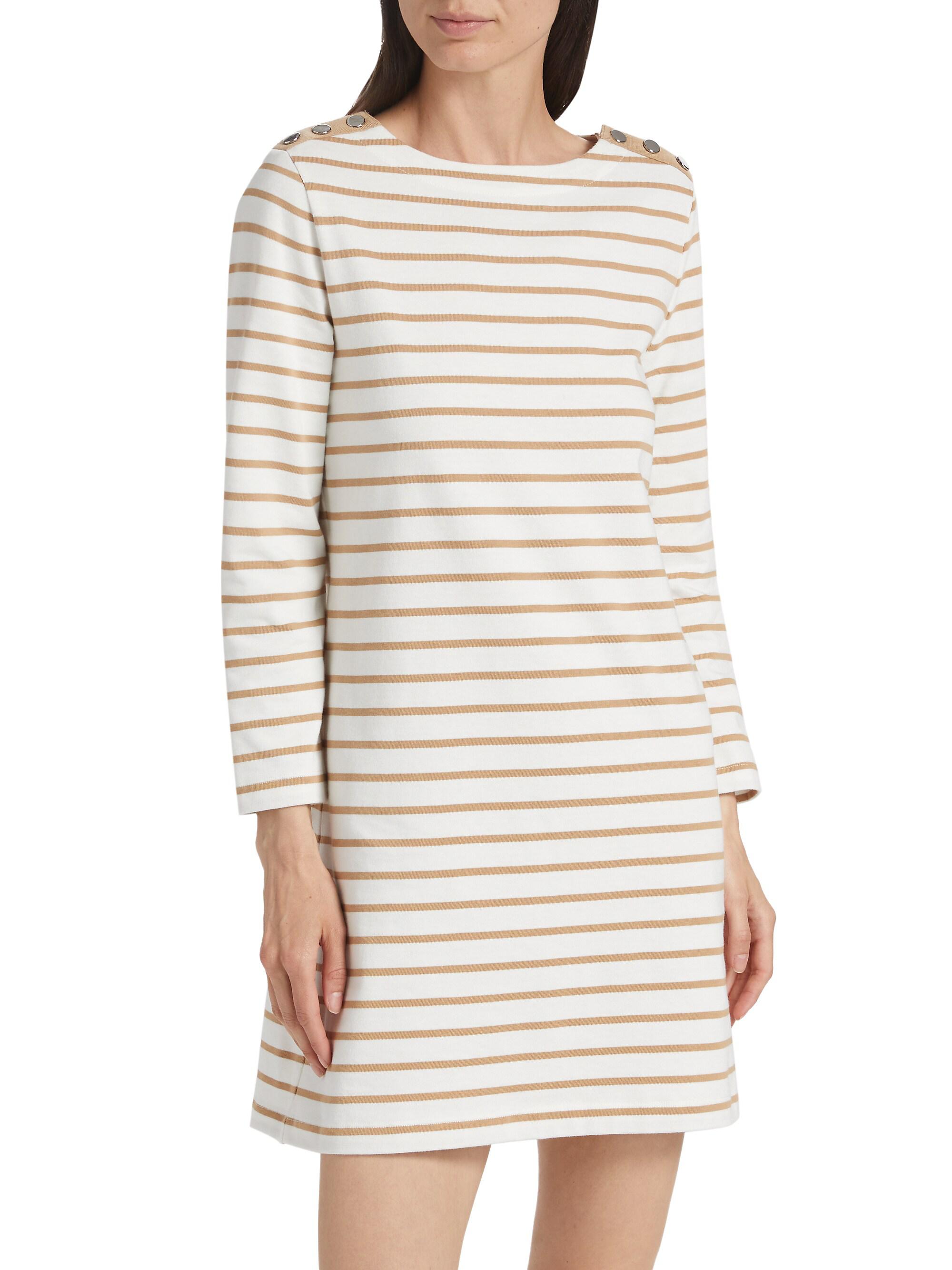 Click here for Veronica Beard Womens Ruta Striped Shift Minidress... prices