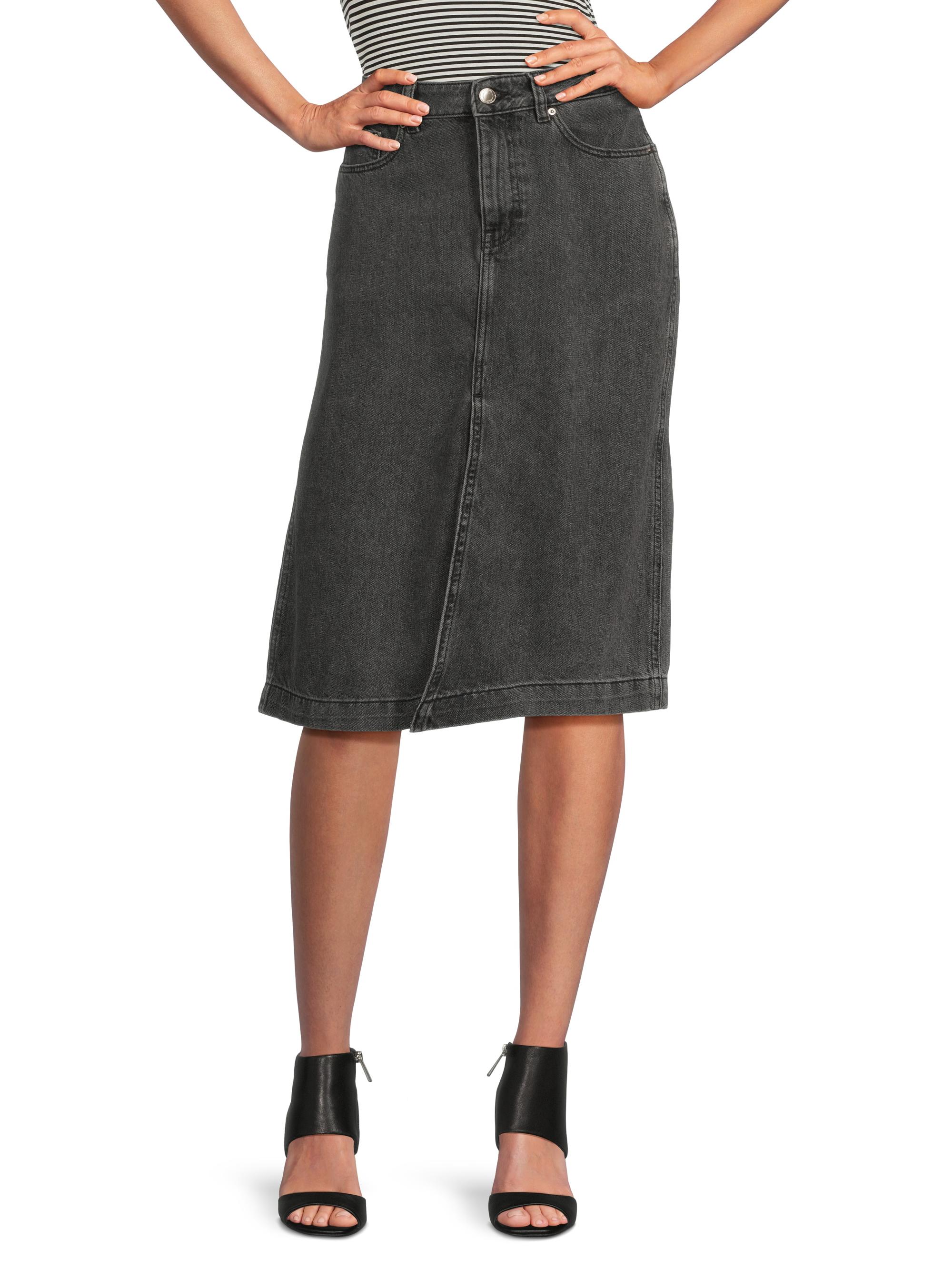 Click here for DL1961 Premium Denim Womens Lexie Denim Midi-Skirt... prices