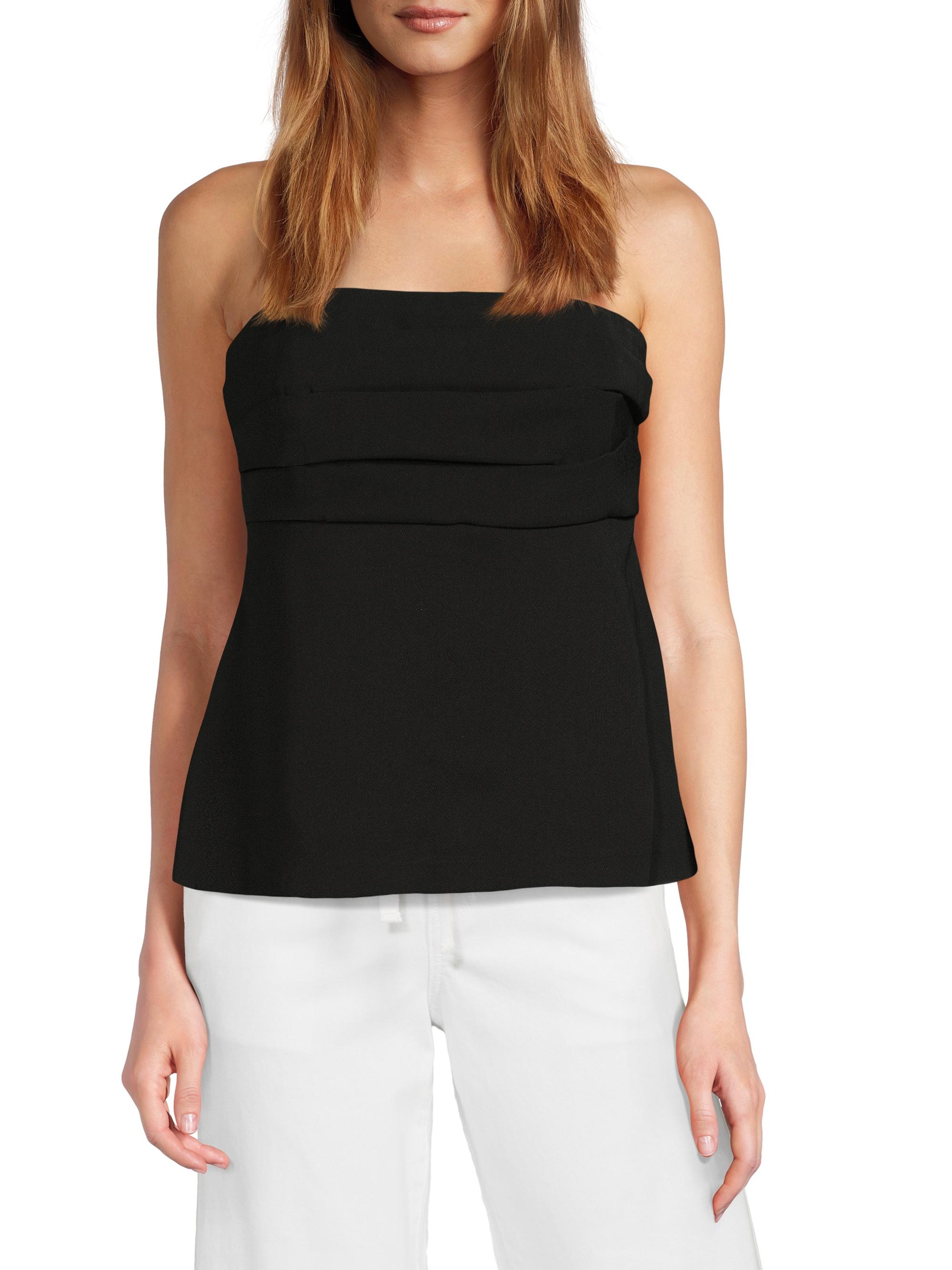 Click here for Joes Jeans Womens Lara Bandeau Top - Black - Size... prices