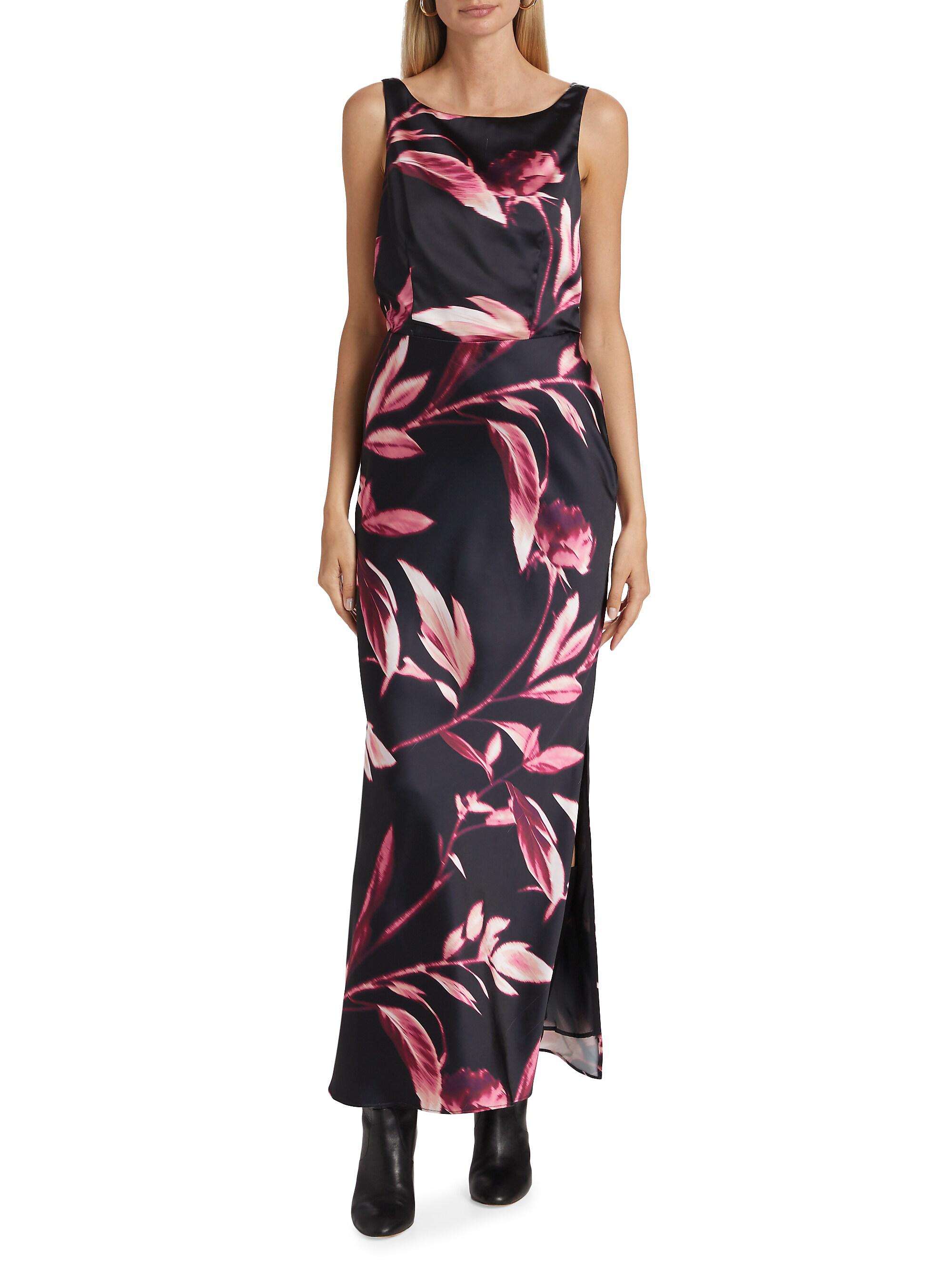 Click here for Derek Lam 10 Crosby Womens Crescent Floral Maxi Dr... prices