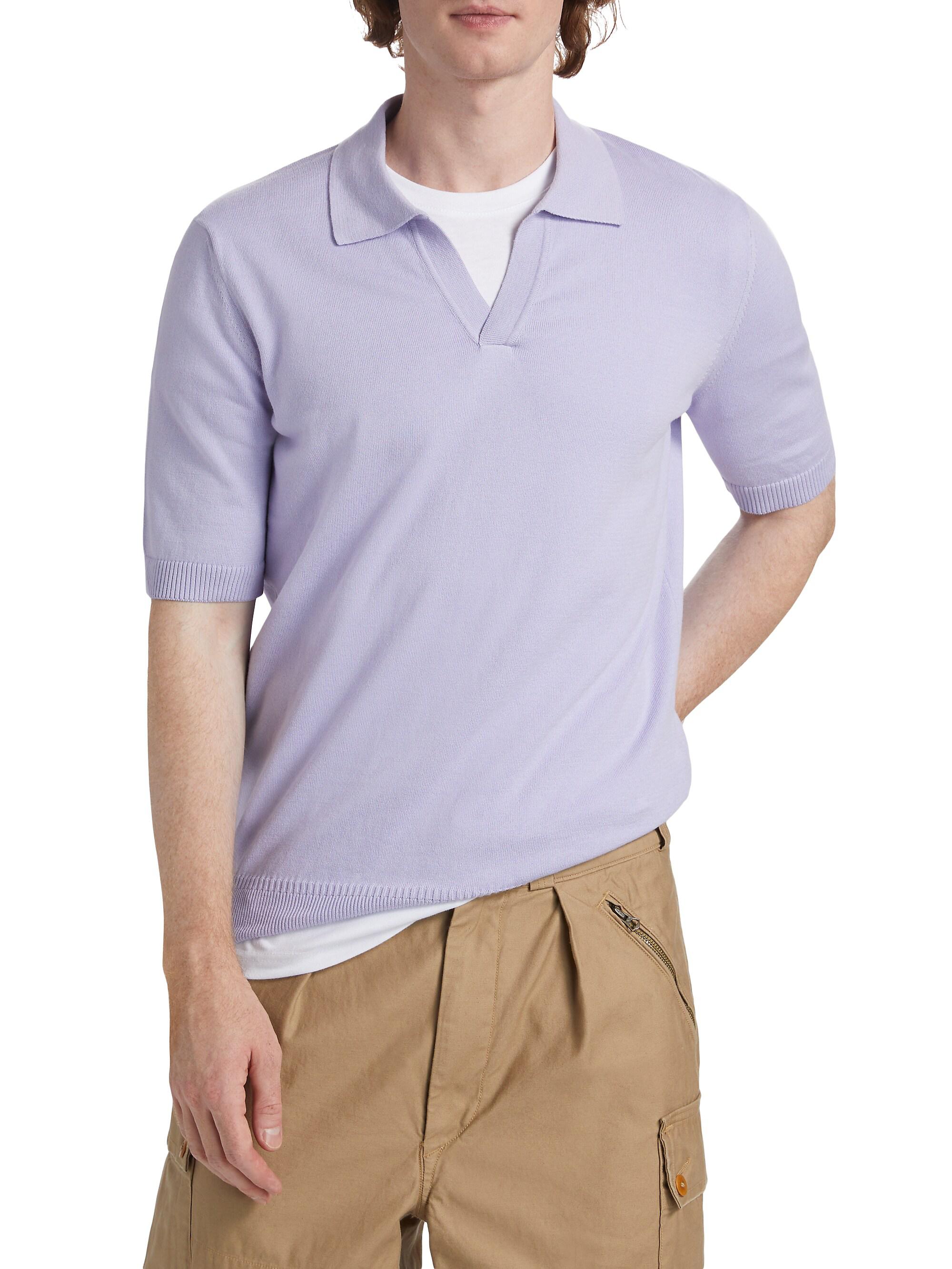 Click here for Saks Fifth Avenue Mens COLLECTION Johnny Collar Po... prices