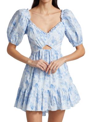 Cinq à Sept Kayla Puff-Sleeve Mini Dress on SALE | Saks OFF 5TH