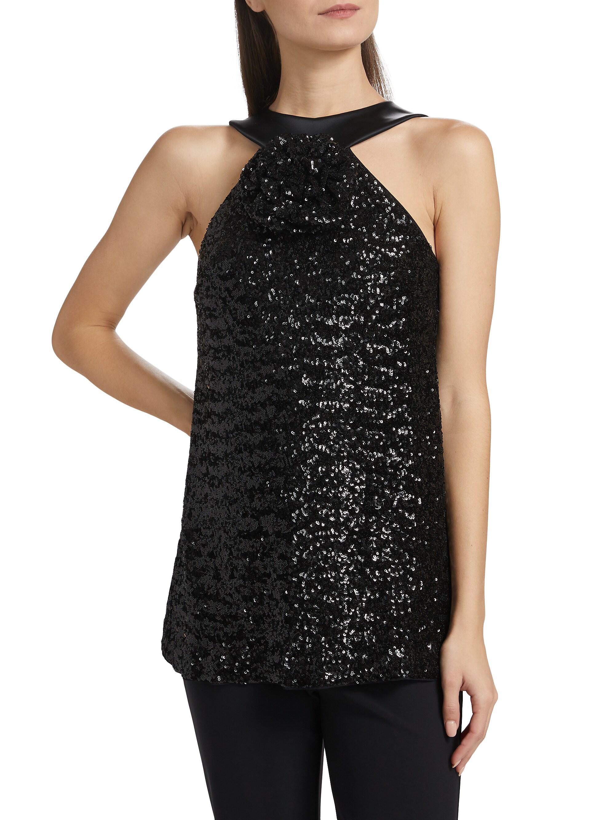 Click here for Chiara Boni La Petite Robe Womens Aky Sequined Top... prices