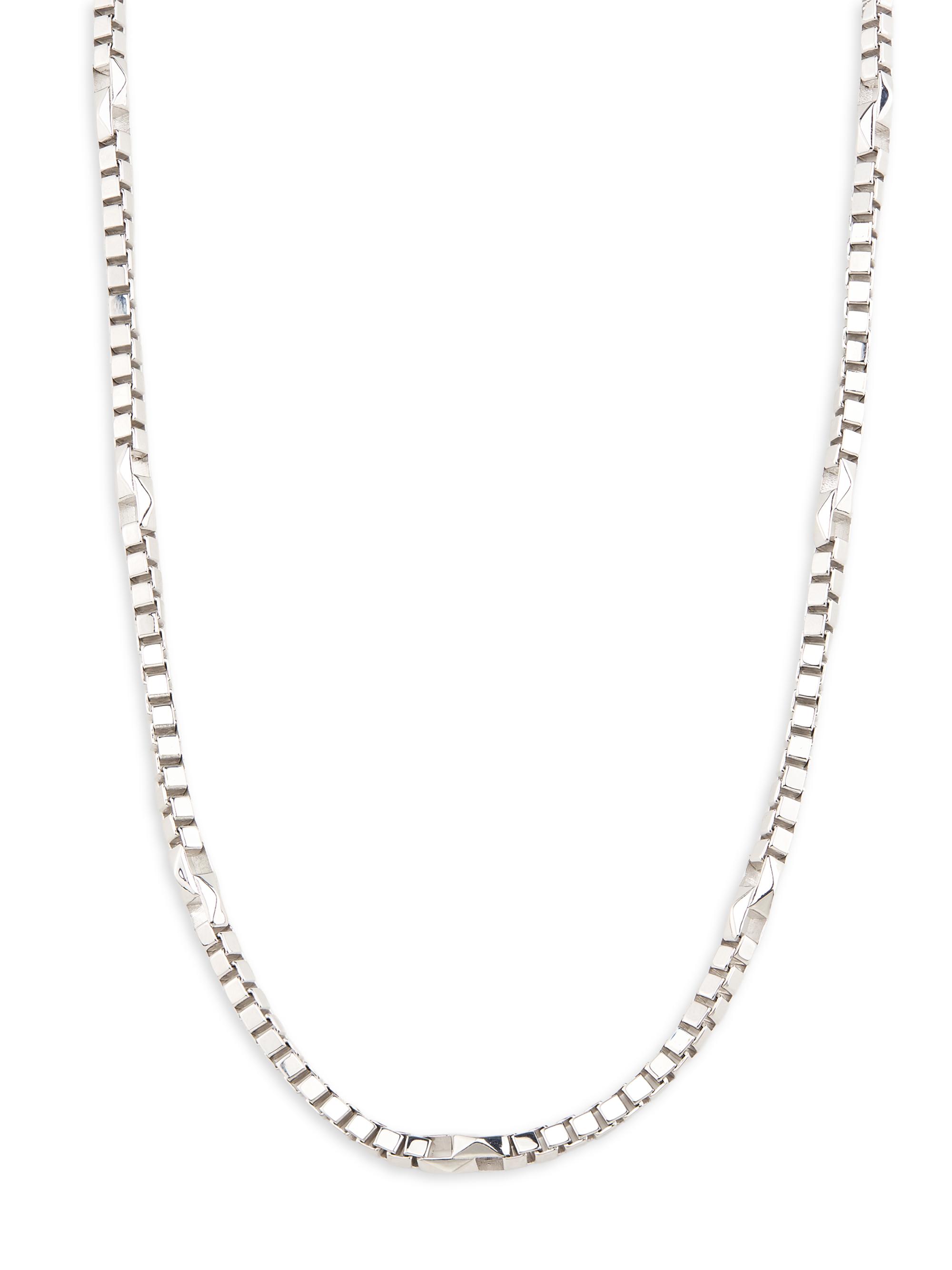 Click here for Effy Womens Sterling Silver Chain Necklace - Silve... prices