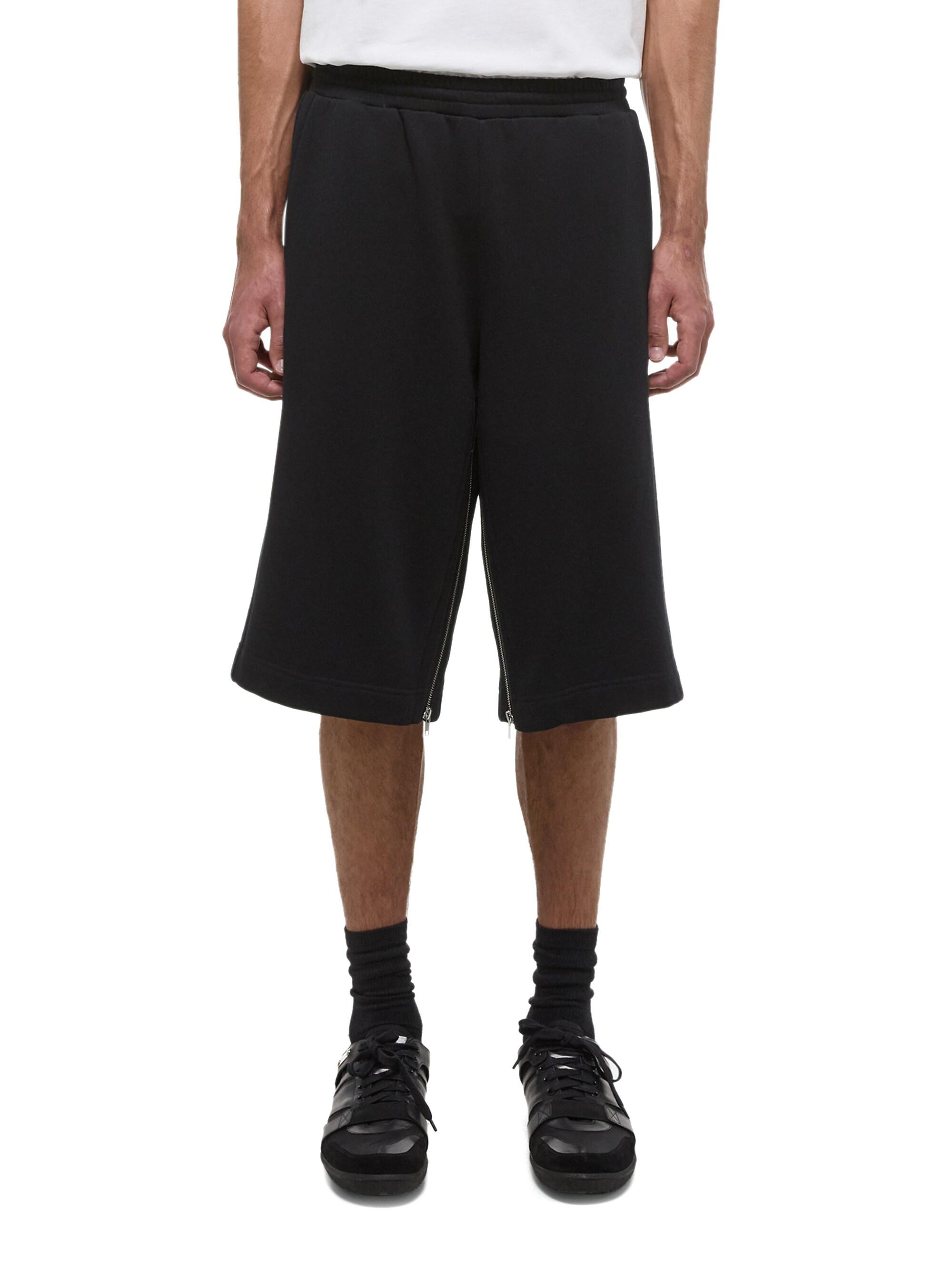 Click here for Helmut Lang Mens Gusset Cotton Sweatshorts - Black... prices