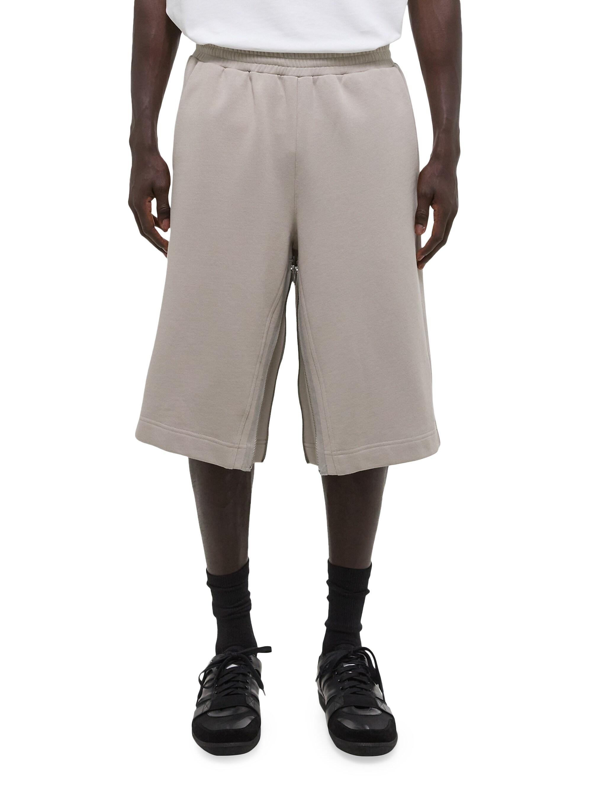 Click here for Helmut Lang Mens Gusset Cotton Sweatshorts - Stone... prices