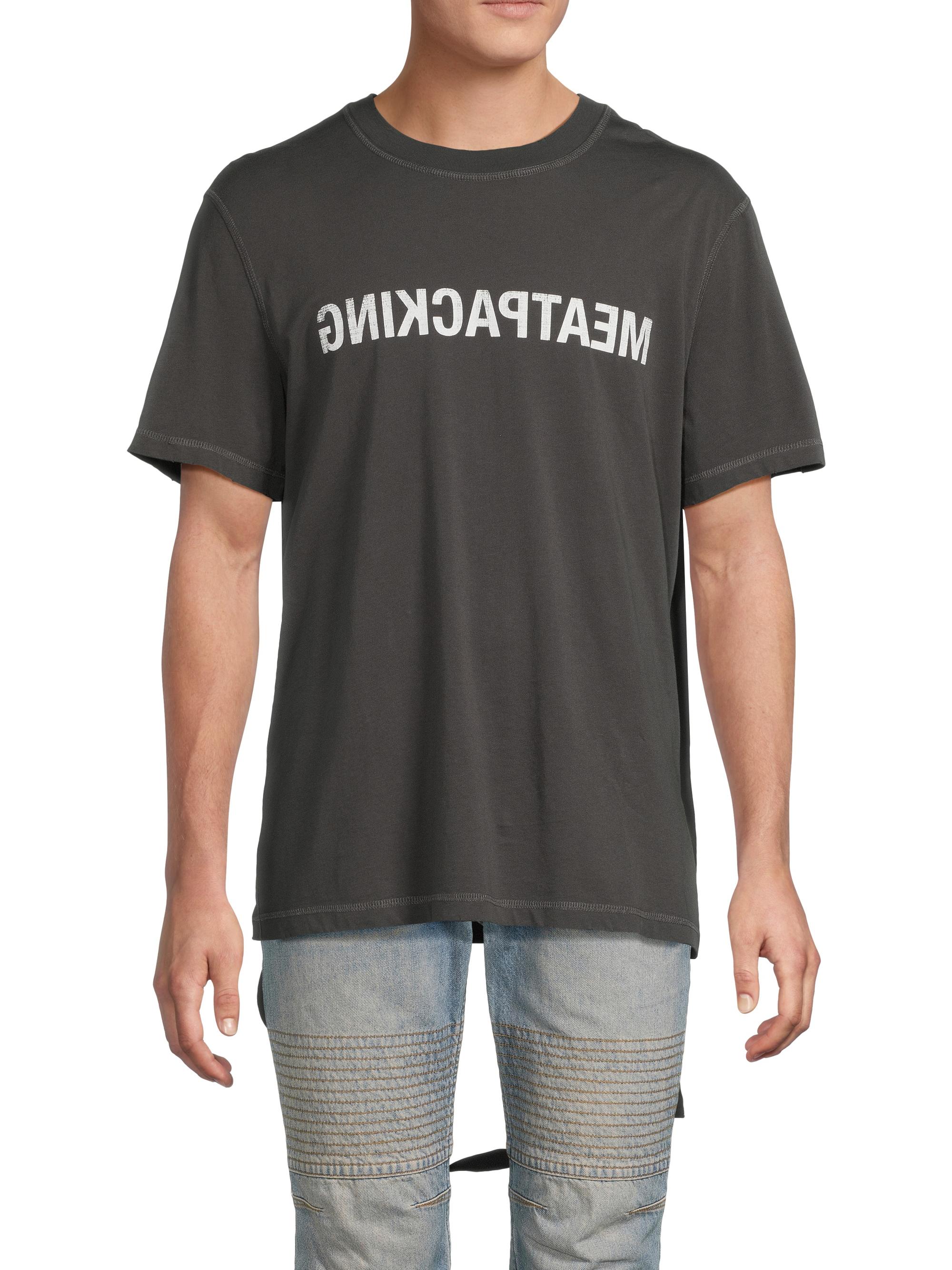 Click here for Helmut Lang Mens Meatpacking Cotton T-Shirt - Ash... prices