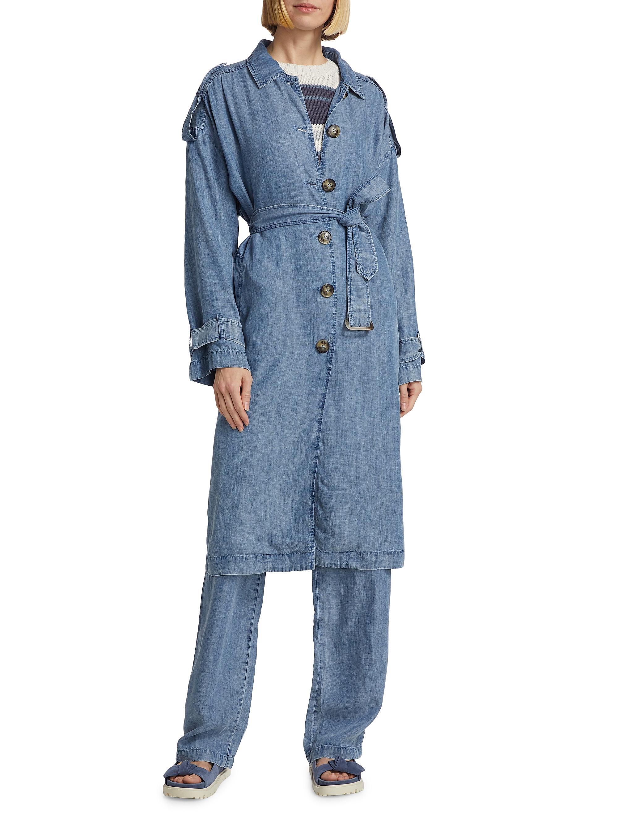 Click here for Splendid Womens Dane Denim Coat - Indigo - Size XS prices