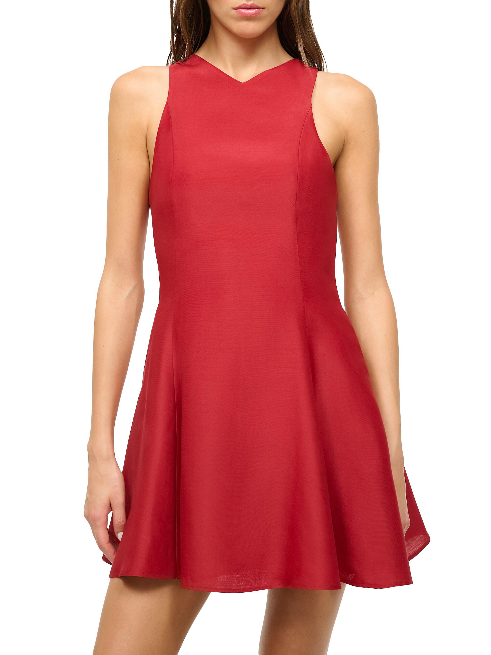 Click here for Staud Womens Heike Wool-Blend Fit & Flare Minidres... prices