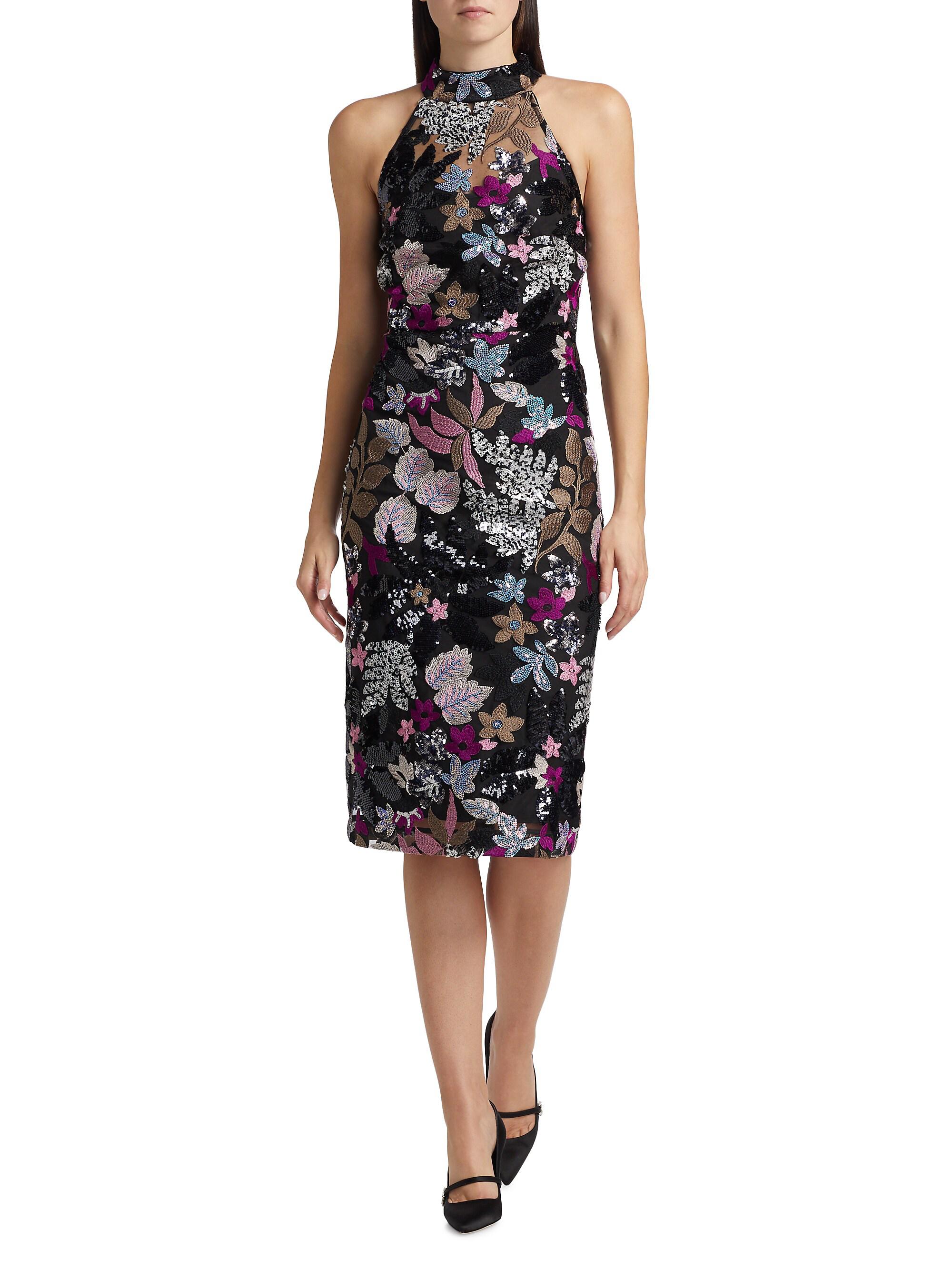 Click here for Elie Tahari Womens Aldana Embellished Sleeveless M... prices