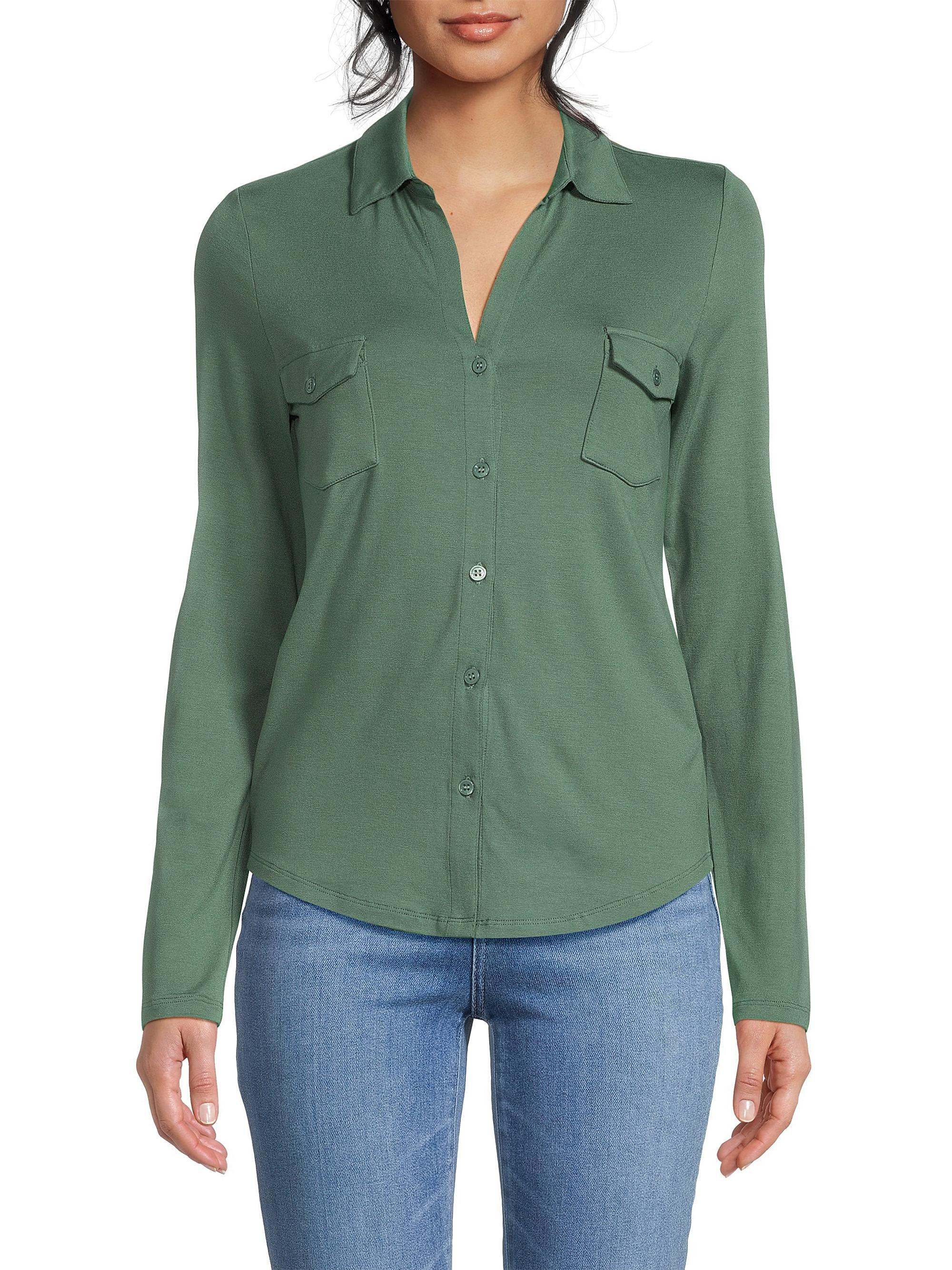 Click here for Majestic Filatures Womens Soft Touch Pocket Shirt... prices