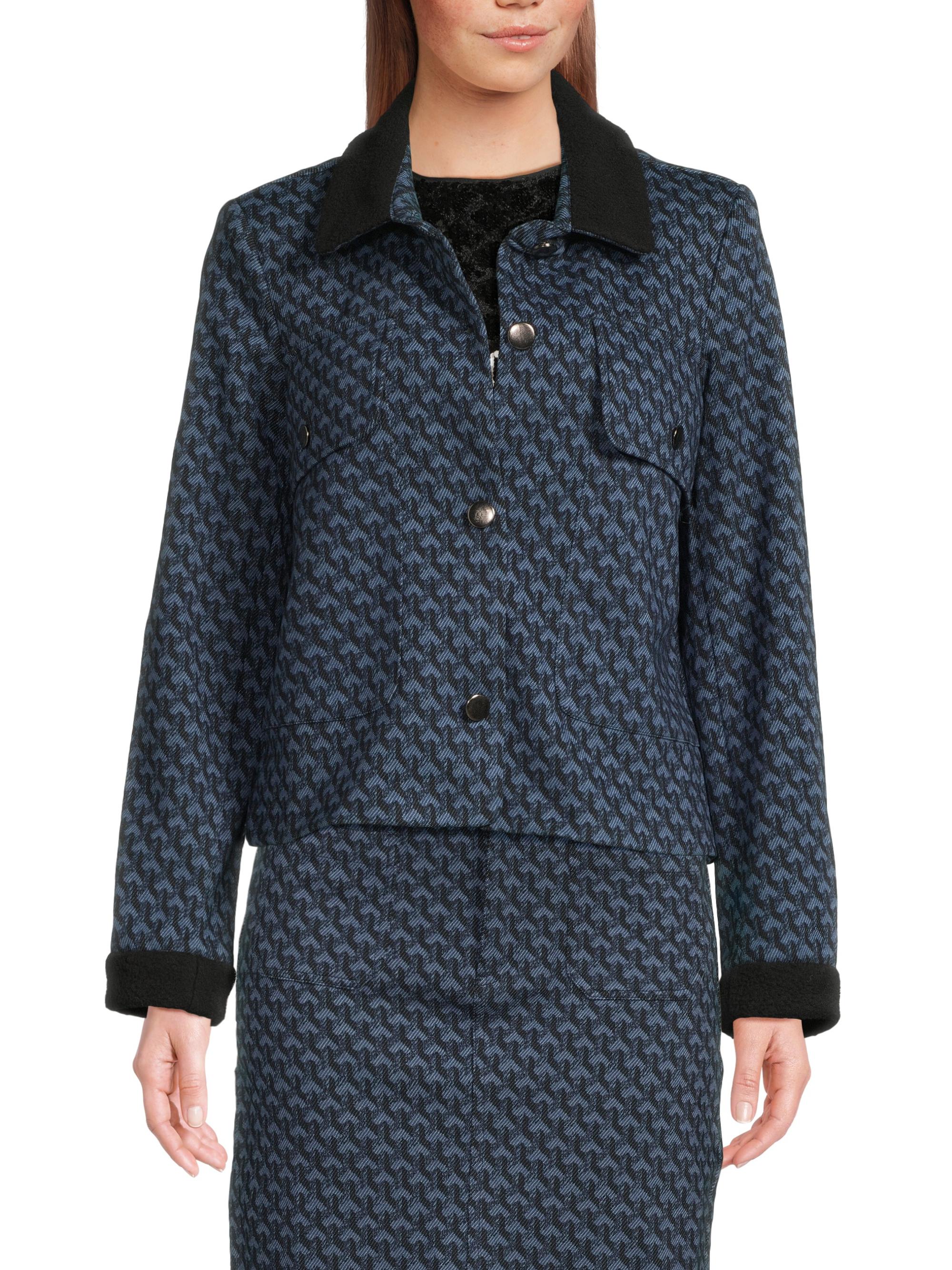 Click here for Nanette Nanette Lepore Womens Geometric Contrast-T... prices