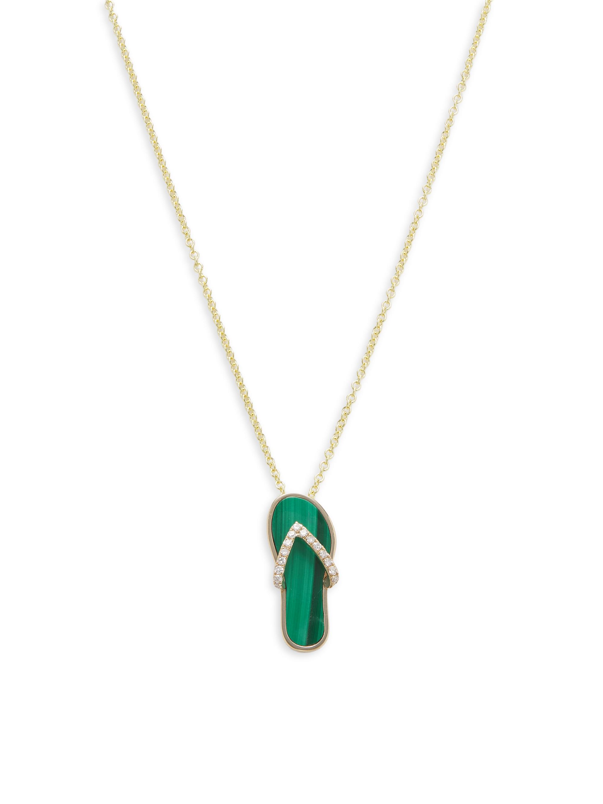 Click here for Effy Womens 14K Yellow Gold  Malachite & 0.06 TCW... prices