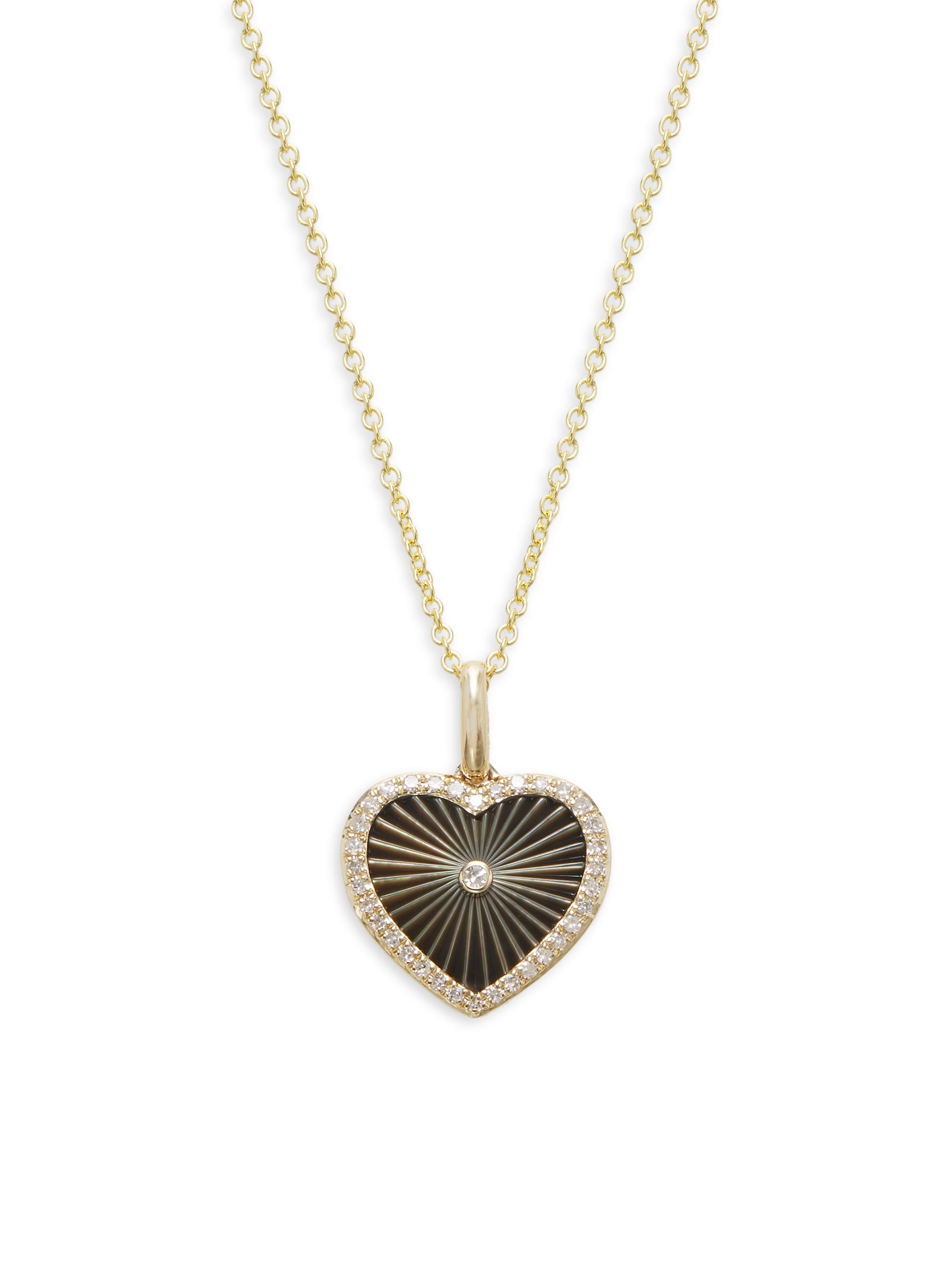 Click here for Effy Womens 14K Yellow Gold  Mother-of-Pearl & 0.1... prices