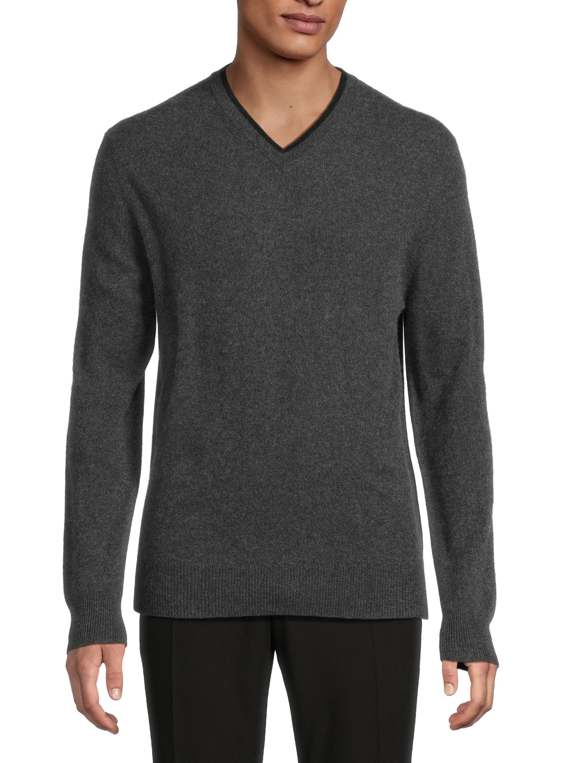 Click here for Saks Fifth Avenue Mens 100 Cashmere Contrast-Tippi... prices
