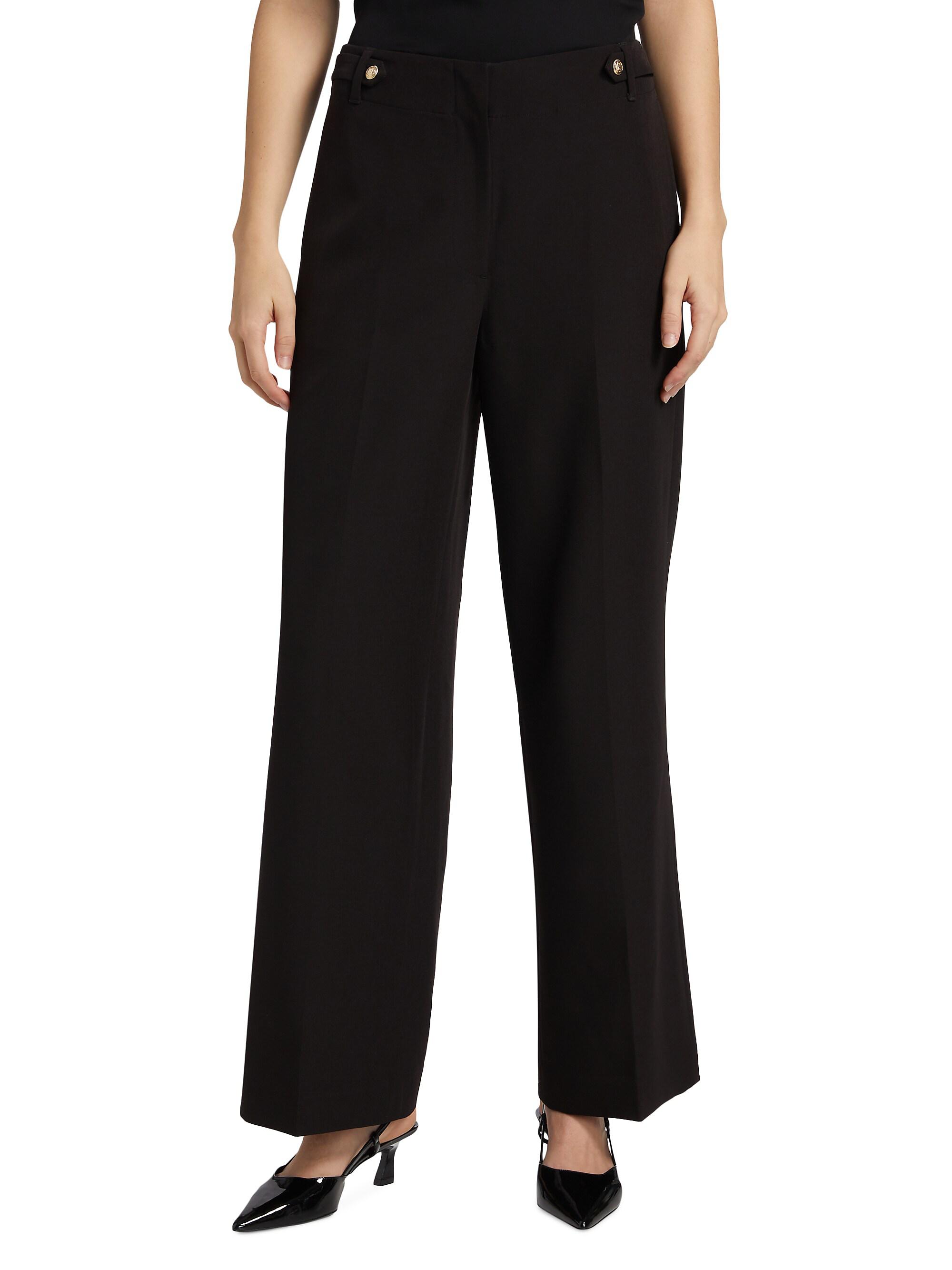 Click here for Elie Tahari Womens Darien Straight-Wide Pants - No... prices