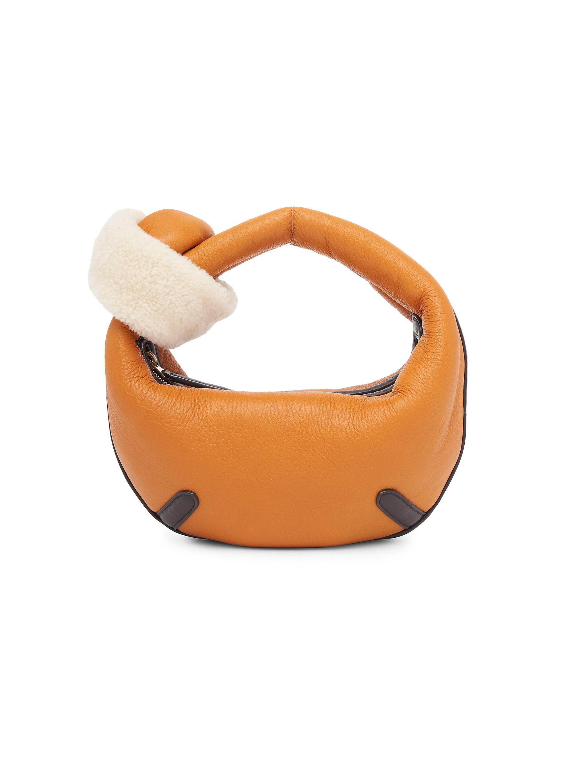 Click here for Bottega Veneta Womens Mini Jodie Aviator Leather &... prices