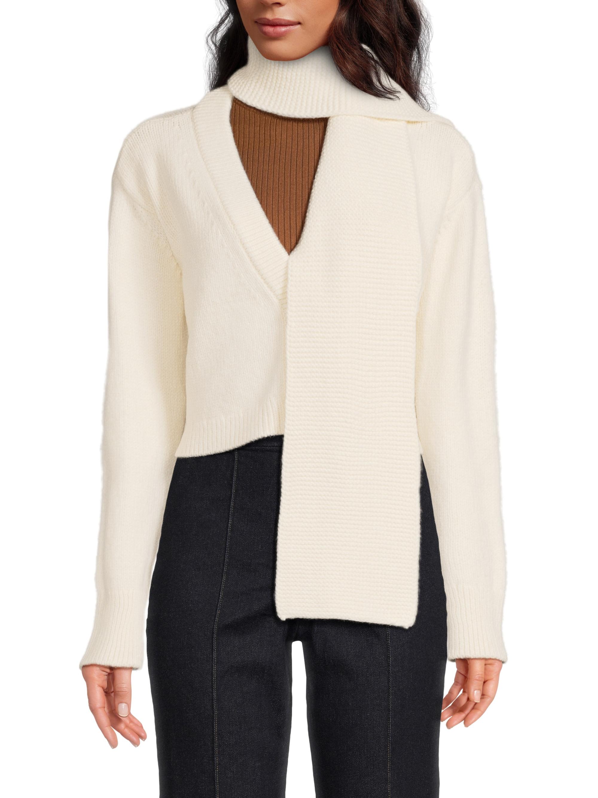 Click here for Alice + Olivia Womens Rutson Cardigan With Scarf -... prices