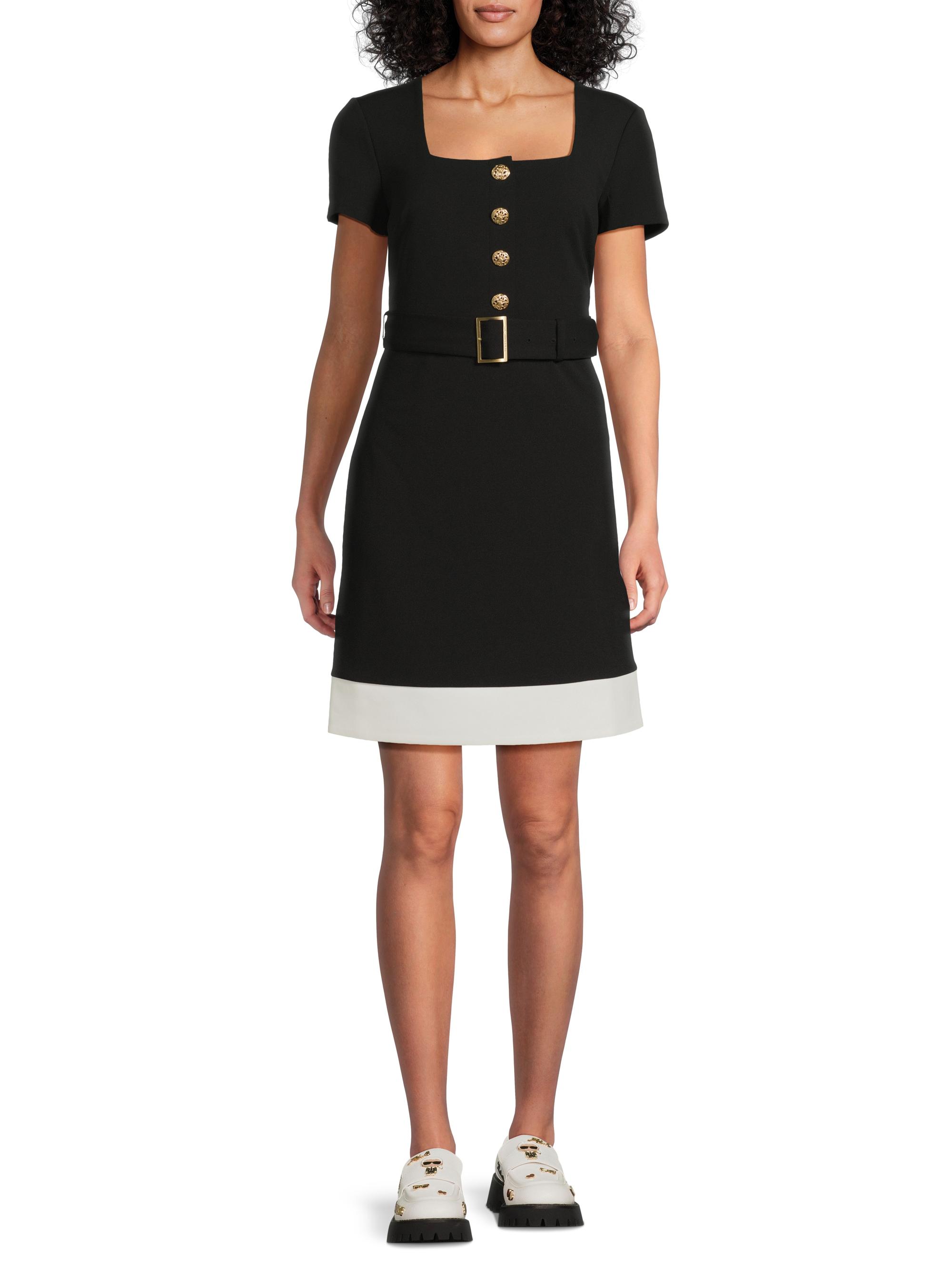 Click here for Karl Lagerfeld Paris Womens Contrast Hem Scuba Cre... prices