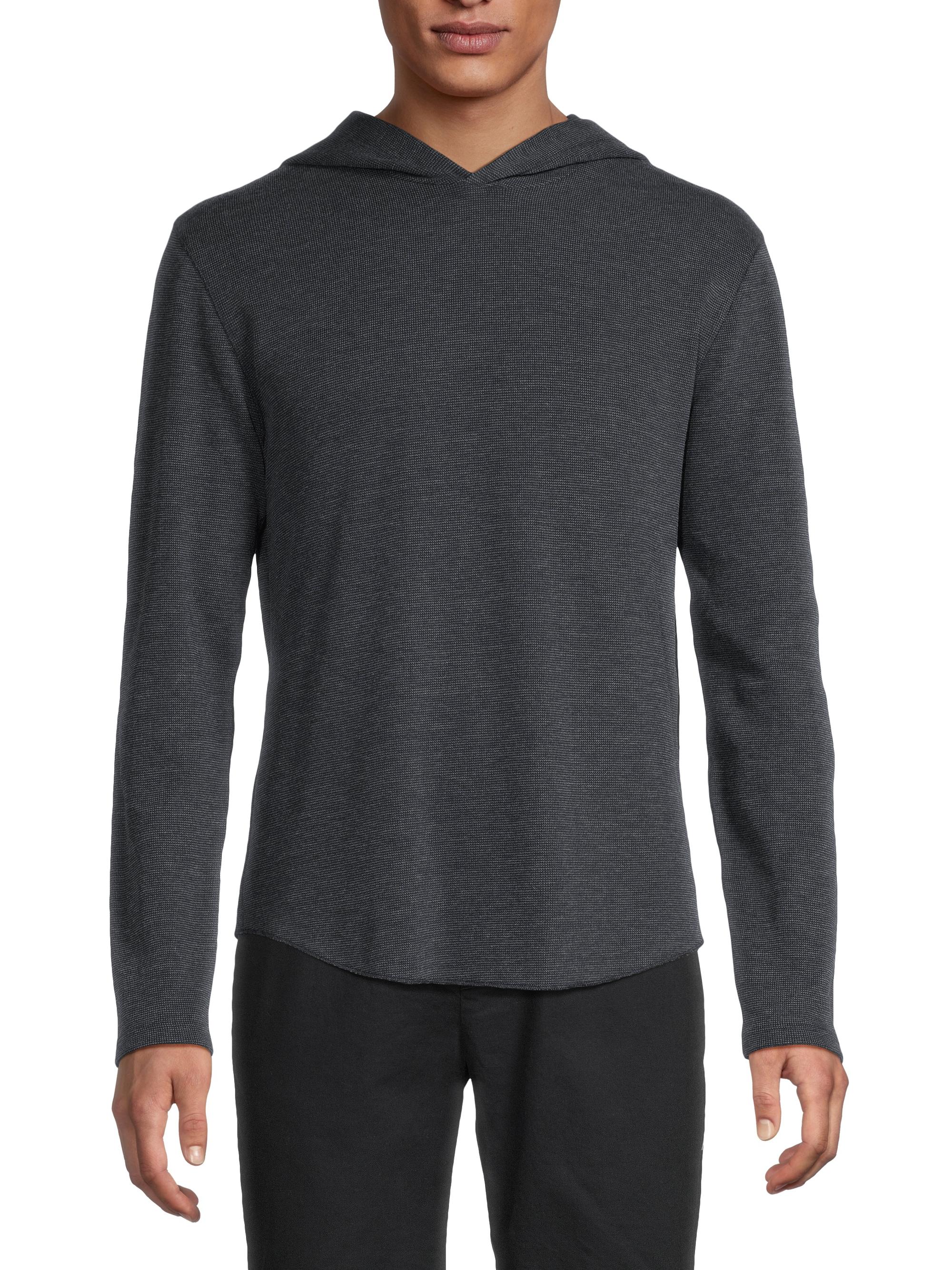 Click here for Vince Mens Relaxed Cotton-Blend Hoodie - Coastal N... prices