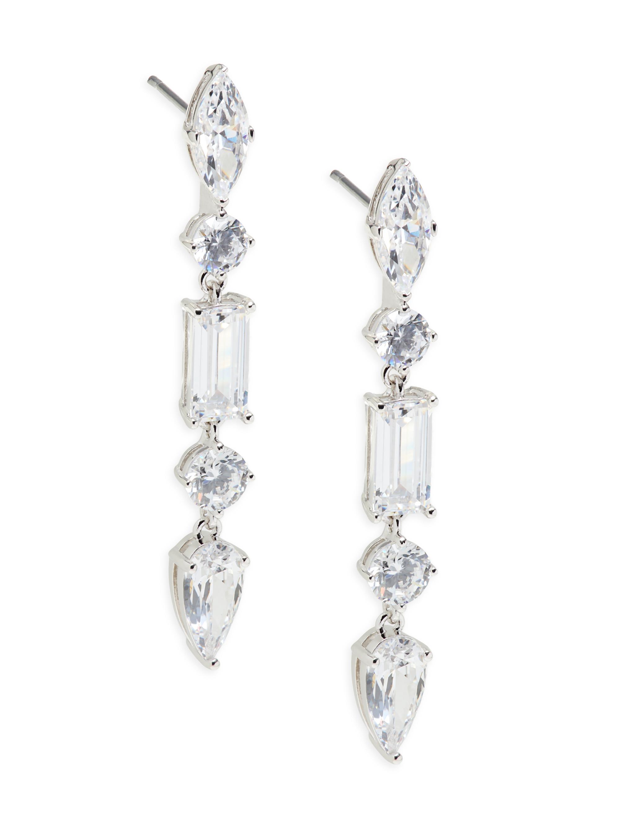 Click here for Nadri Womens Rhodium-Plated Brass & Cubic Zirconia... prices