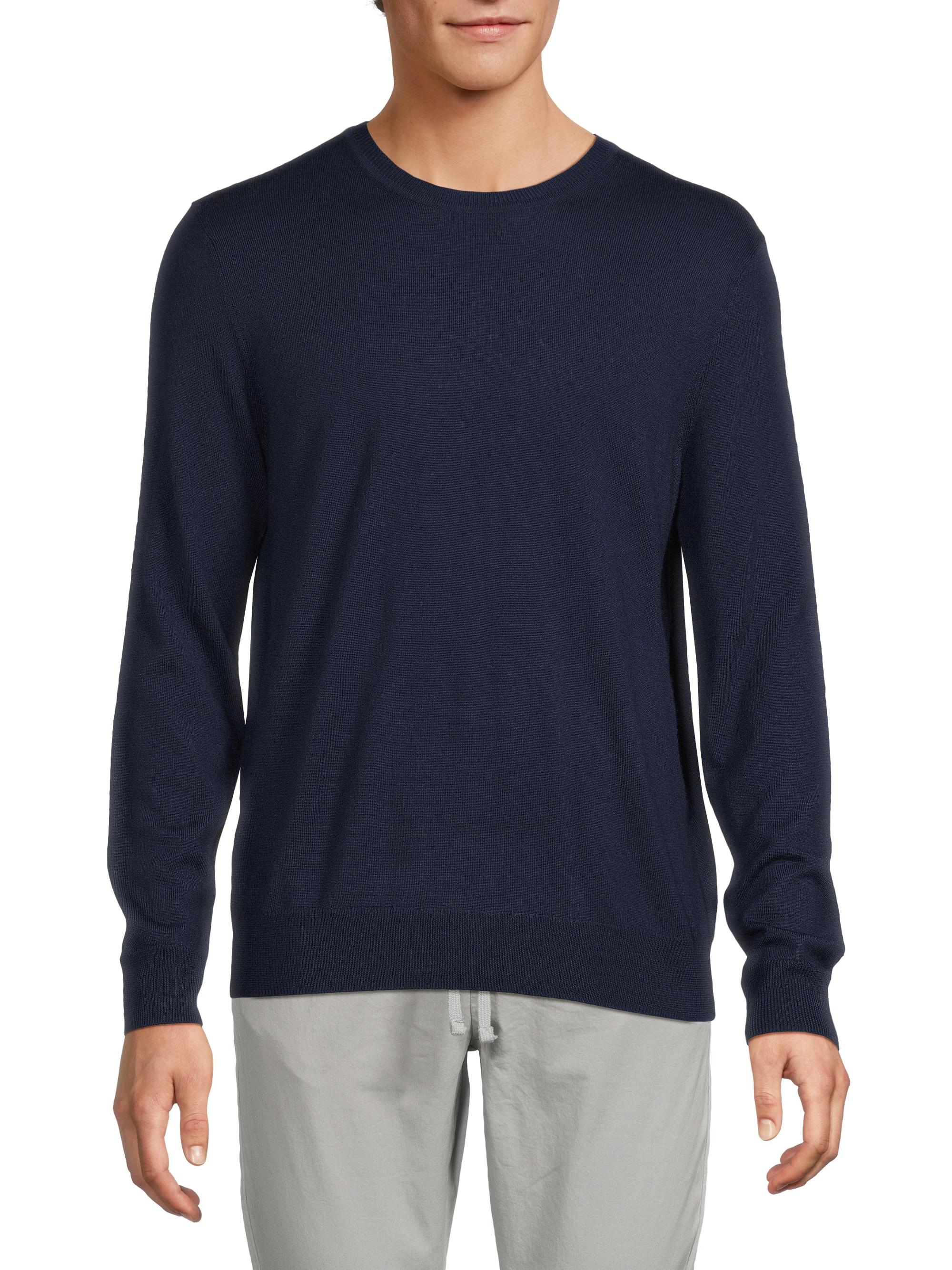 Click here for Saks Fifth Avenue Mens Merino Wool-Blend Crewneck... prices